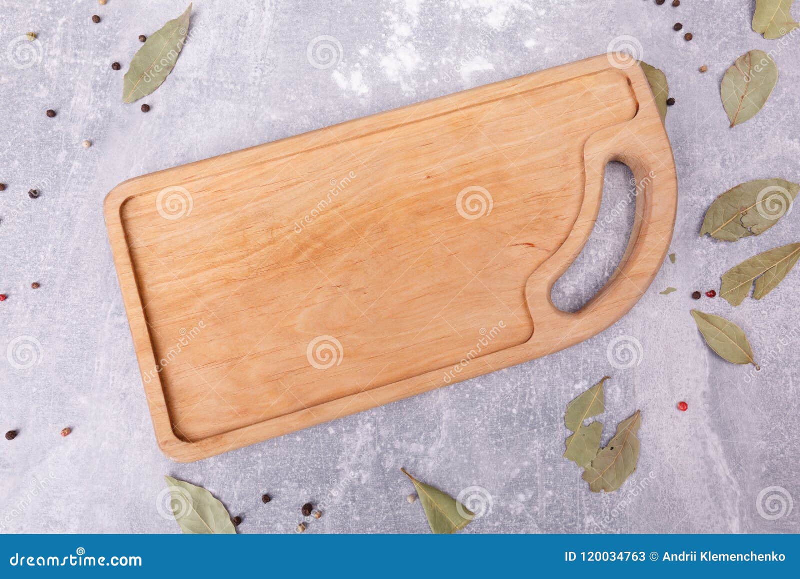 A Wooden Board on the Table Stock Image - Image of natural, kitchen ...
