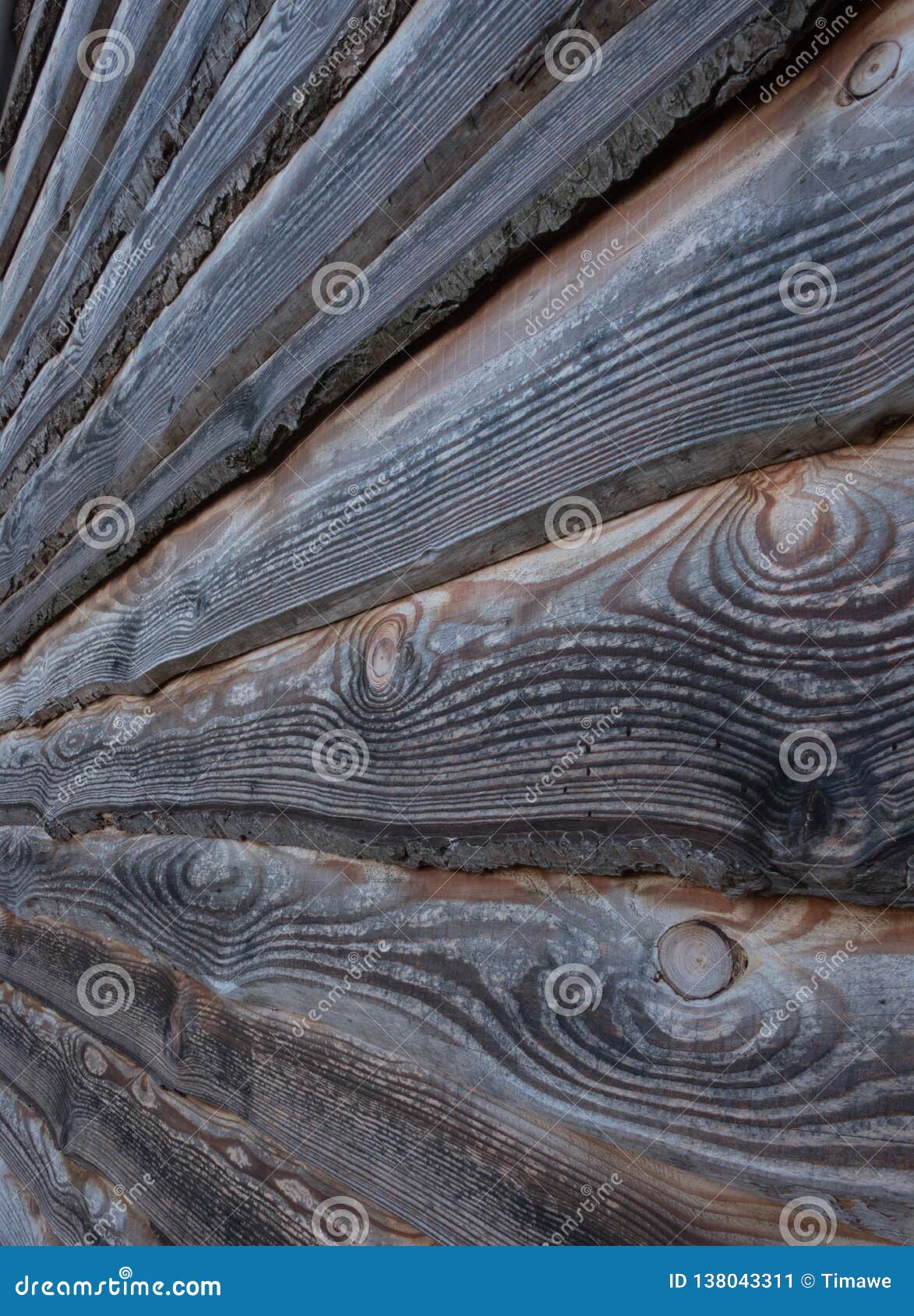 Wooden Boarding on an Old Shed Stock Image - Image of softwood, wooden ...