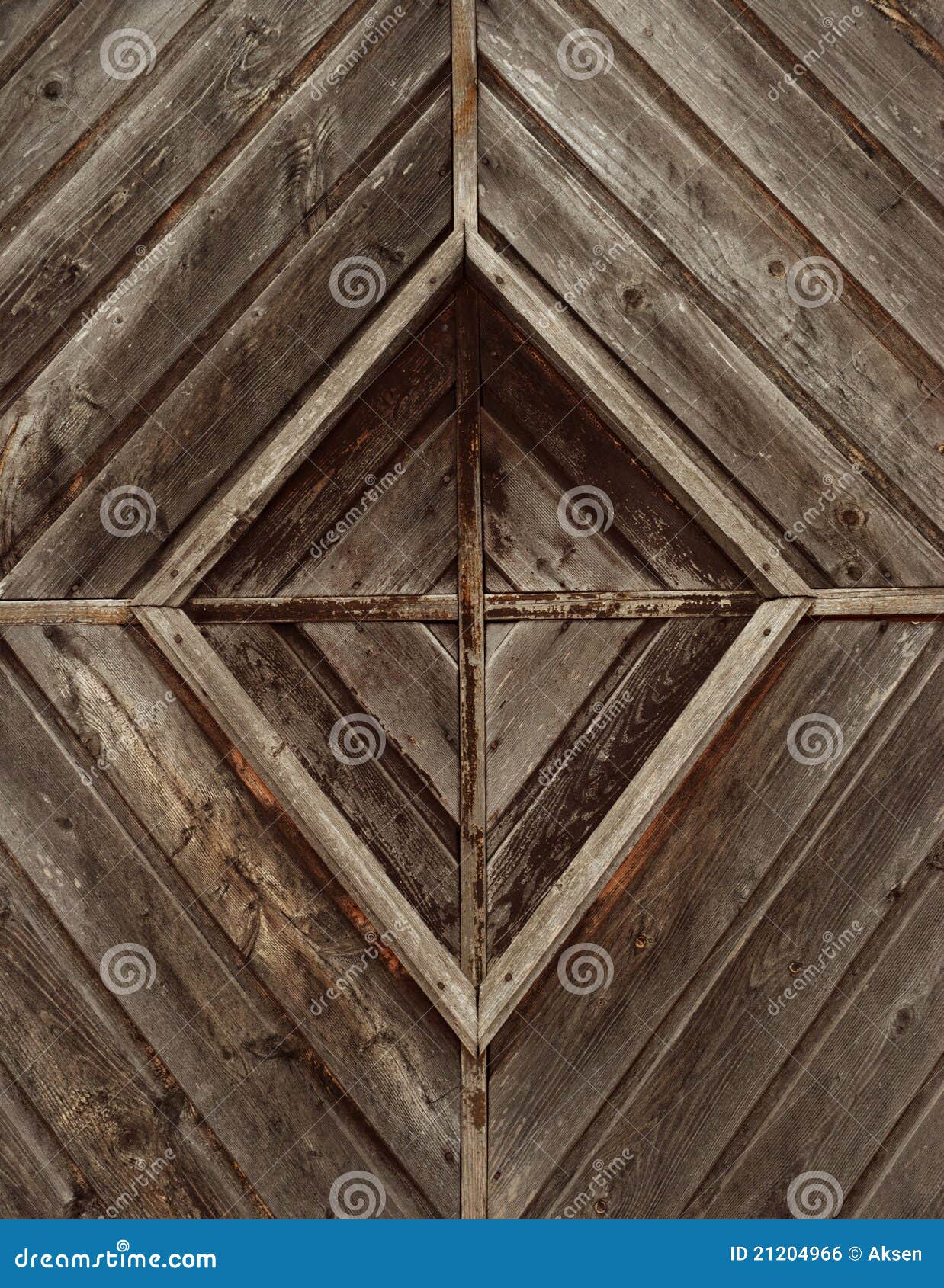Wooden Boards in the Form of a Rhombus Stock Photo - Image of lined ...