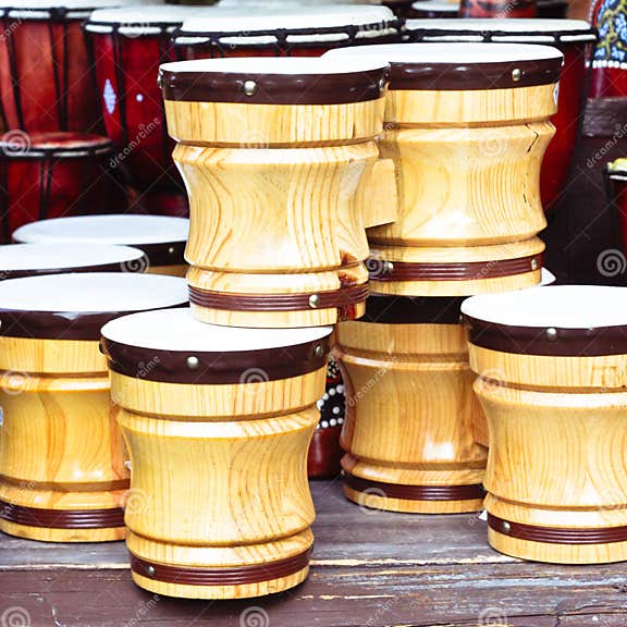 Wooden bongos stock photo. Image of stilllife, caribbean - 27596860