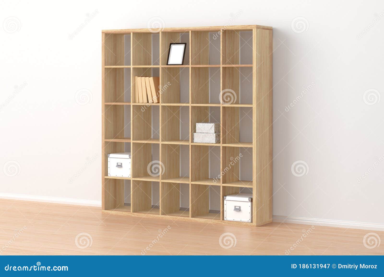 Rack Book Shelf Wooden Texture Vector Illustration | CartoonDealer.com ...