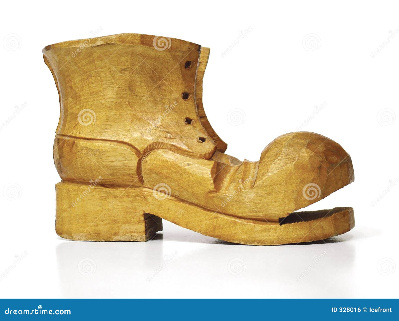 Wooden Boot stock photo. Image of tray, boot, carved, vase - 328016