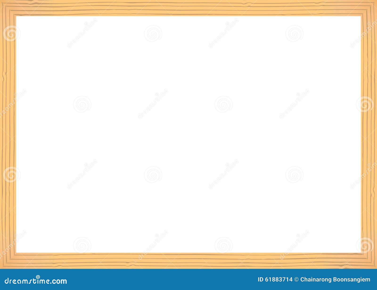 Wooden Border stock vector. Illustration of framework - 61883714