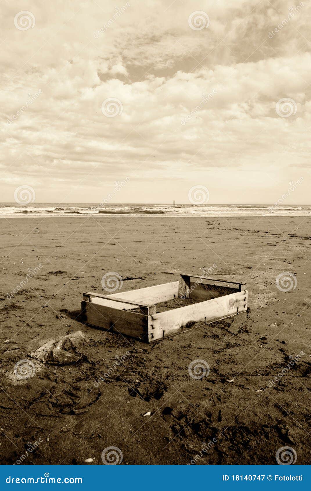 Wooden box stock image. Image of park, wooden, deserted - 18140747