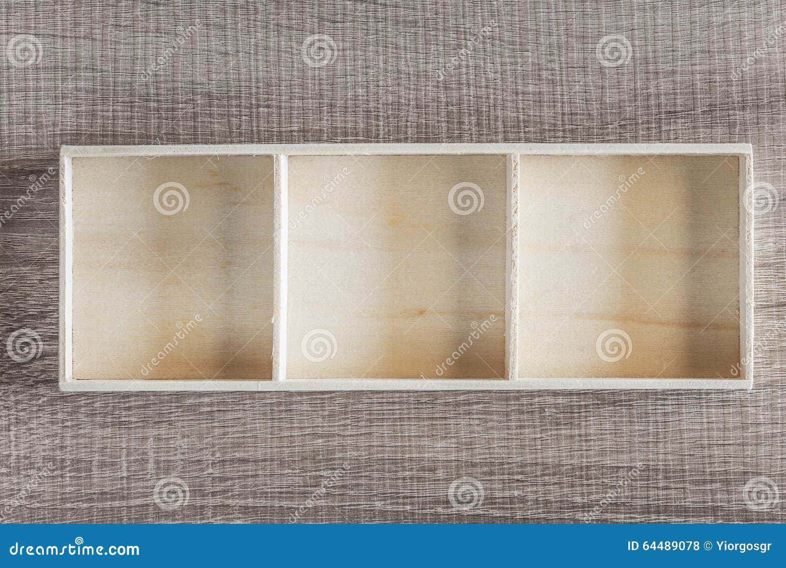 Wooden box stock photo. Image of compartment, natural - 64489078