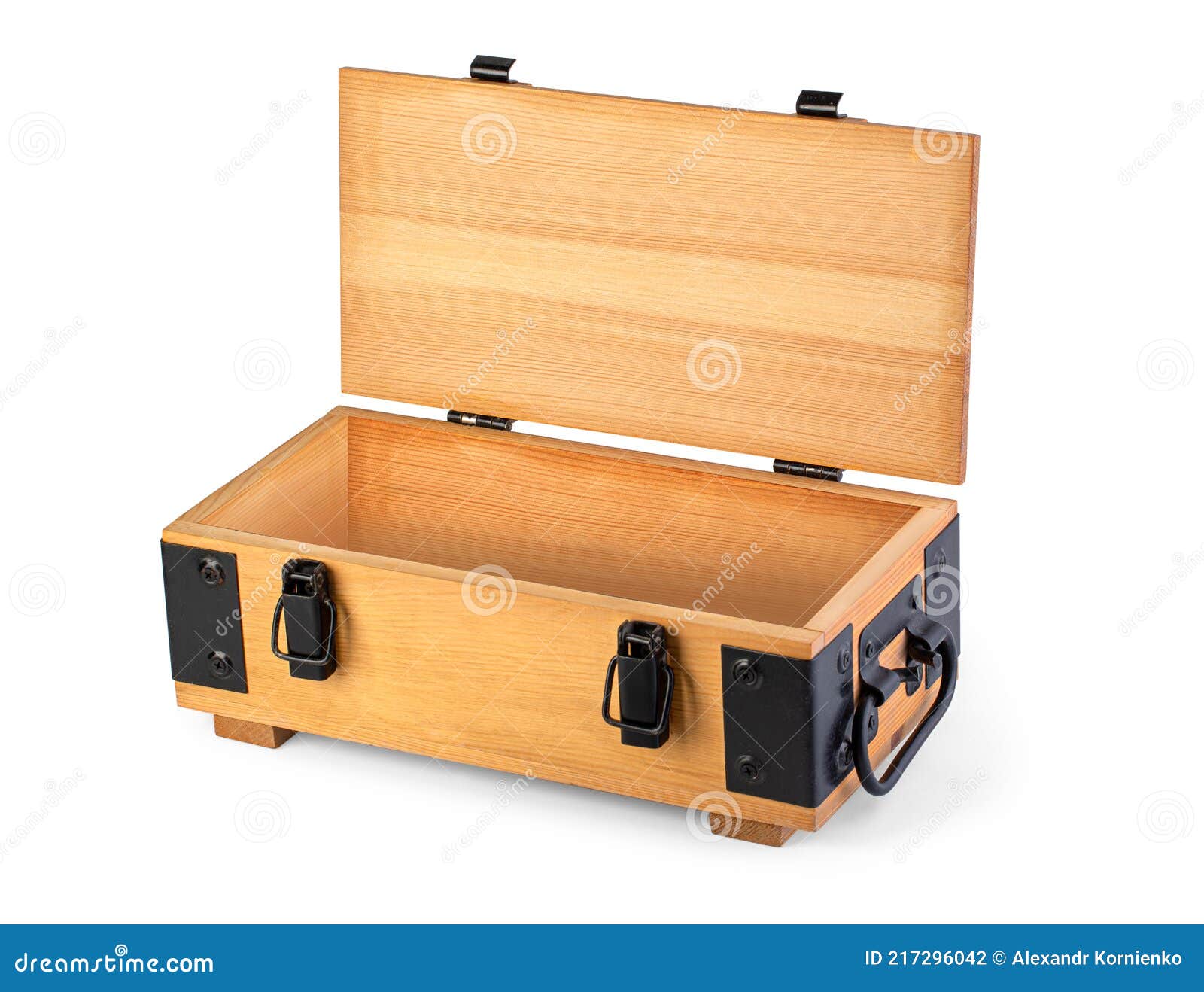 Wooden box isolated stock photo. Image of delivery, equipment - 217296042
