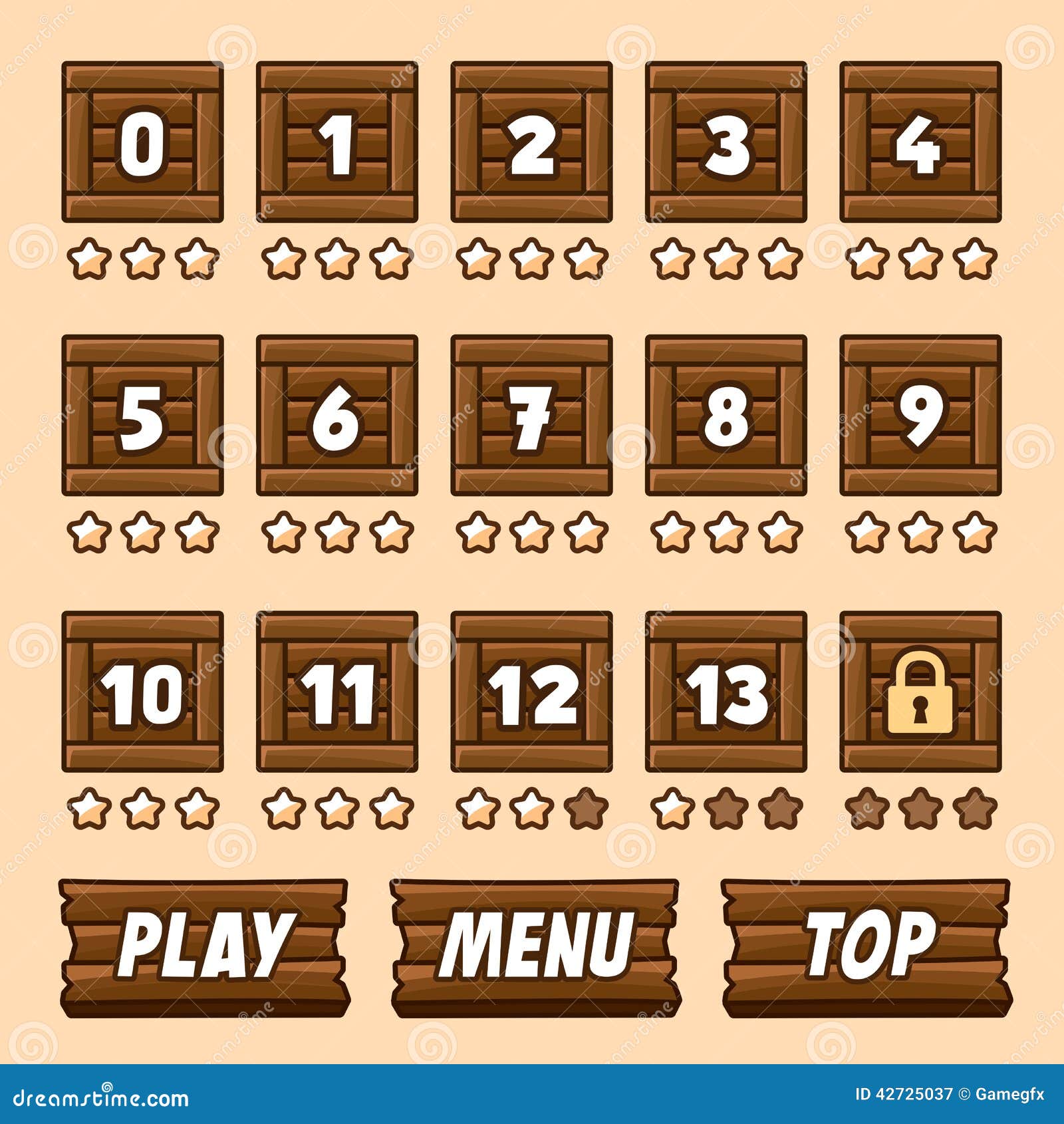 Level Selection Screen. Game Ui Set On The Halloween Background. Vector ... Level Selection Screen. Game Ui Set On The Halloween Background. Vector ...