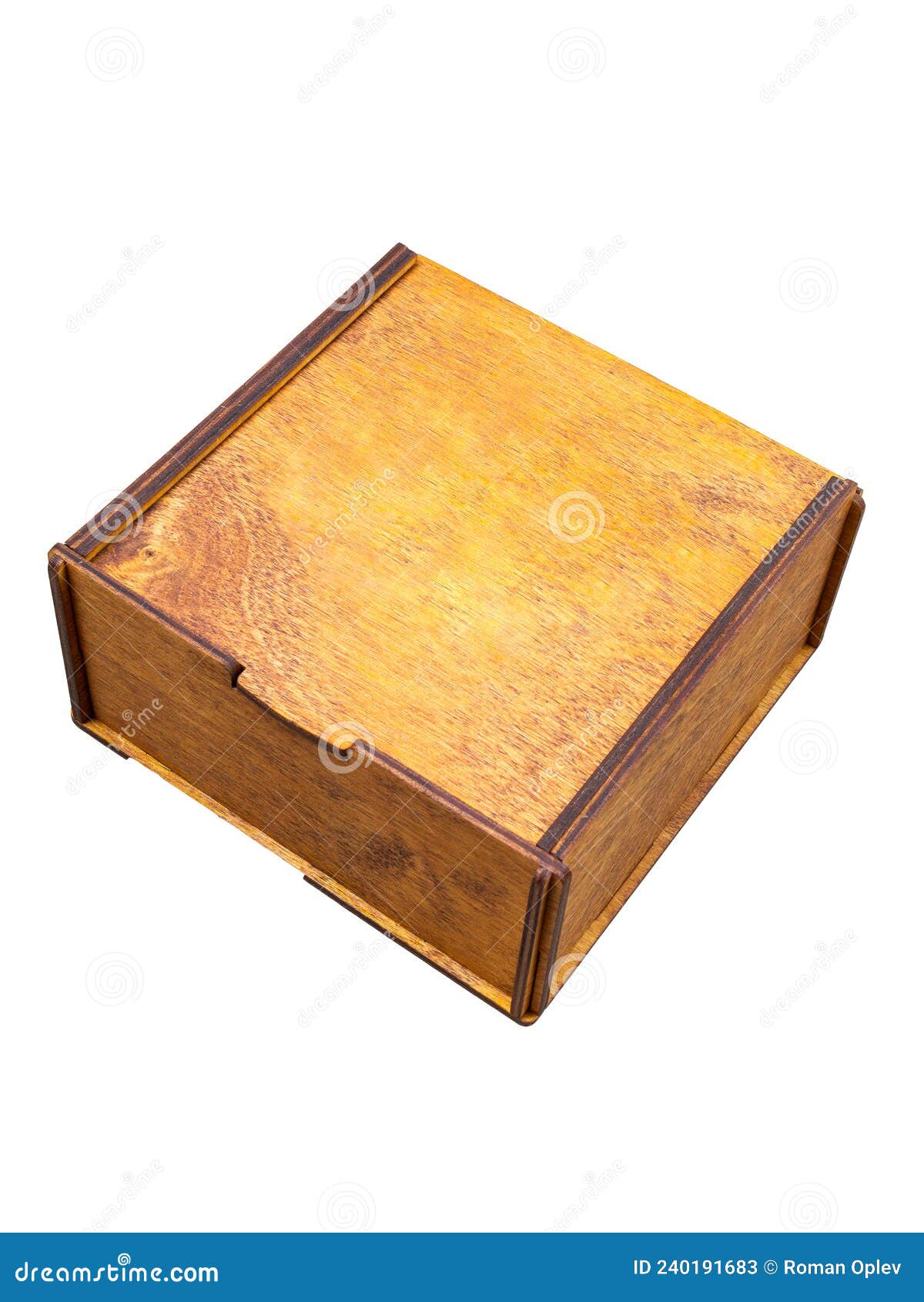 Wooden Box Lying on the Table Stock Image - Image of warehouse, single ...