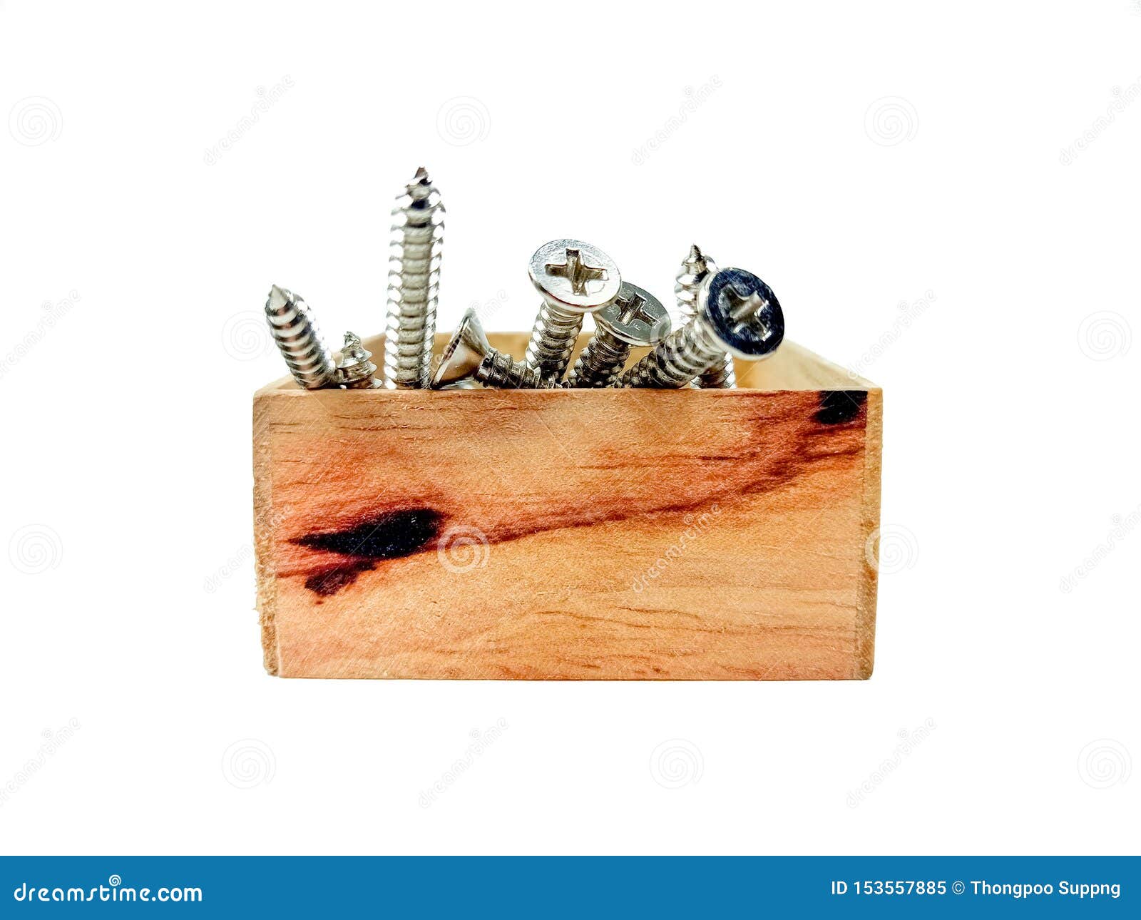 The wooden box nuts stock image. Image of tools, frame - 153557885