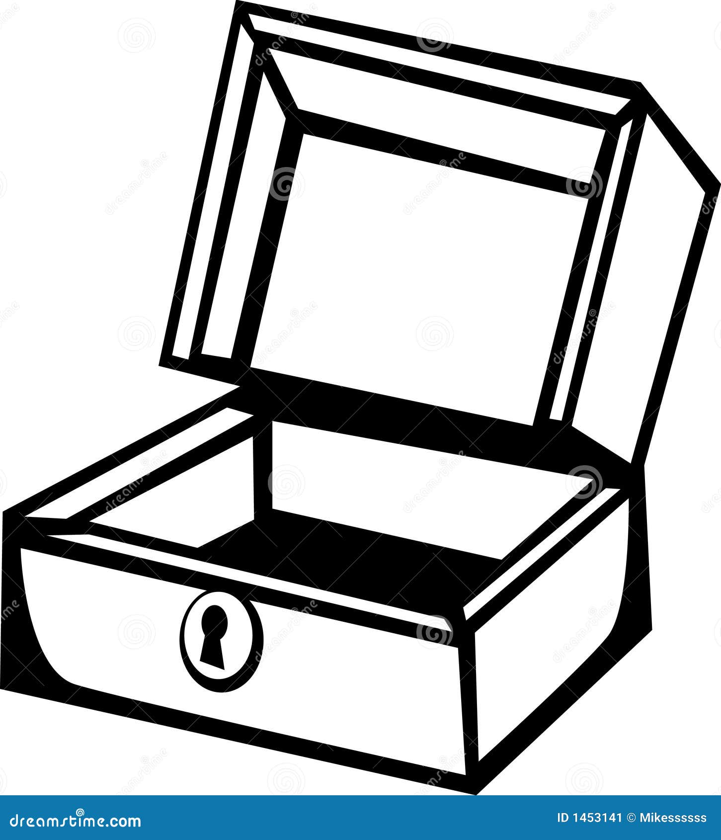 Wooden Box Vector Illustration Stock Vector - Illustration of vector ...