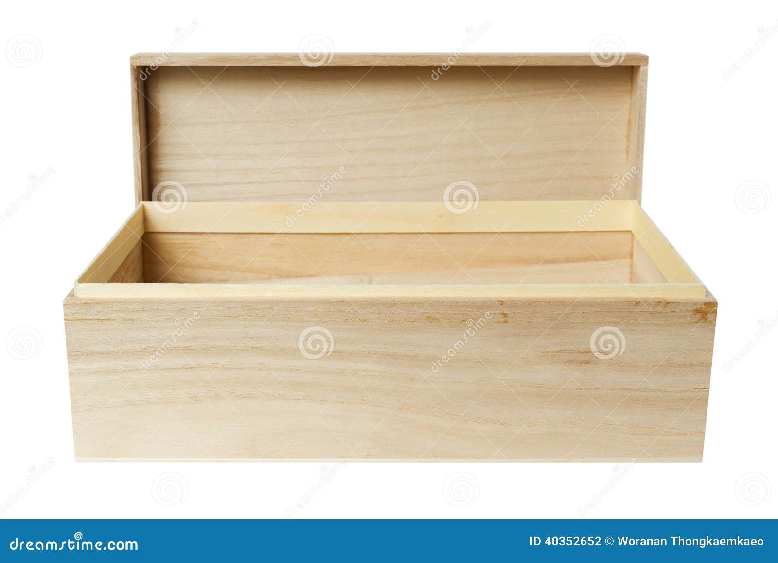 Wooden box on white stock photo. Image of open, white - 40352652