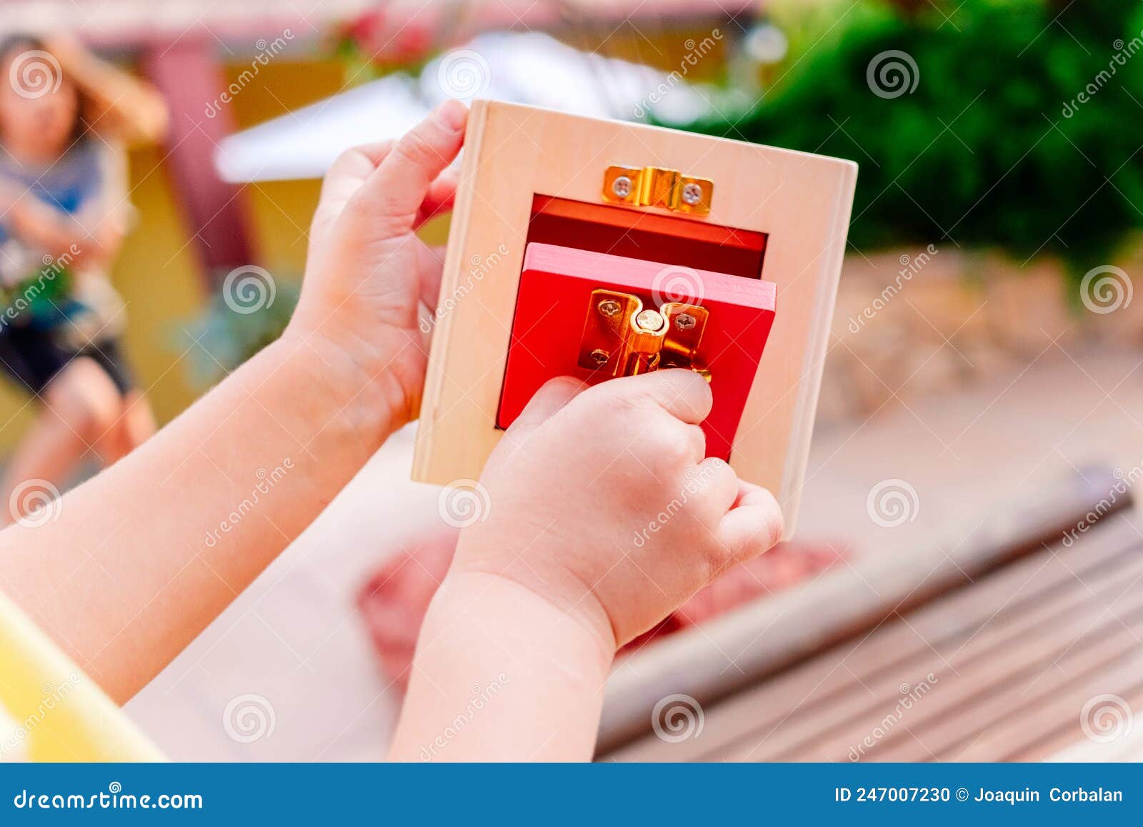 Wooden Boxes with Locks, Educational Montessori Material To Manipulate ...