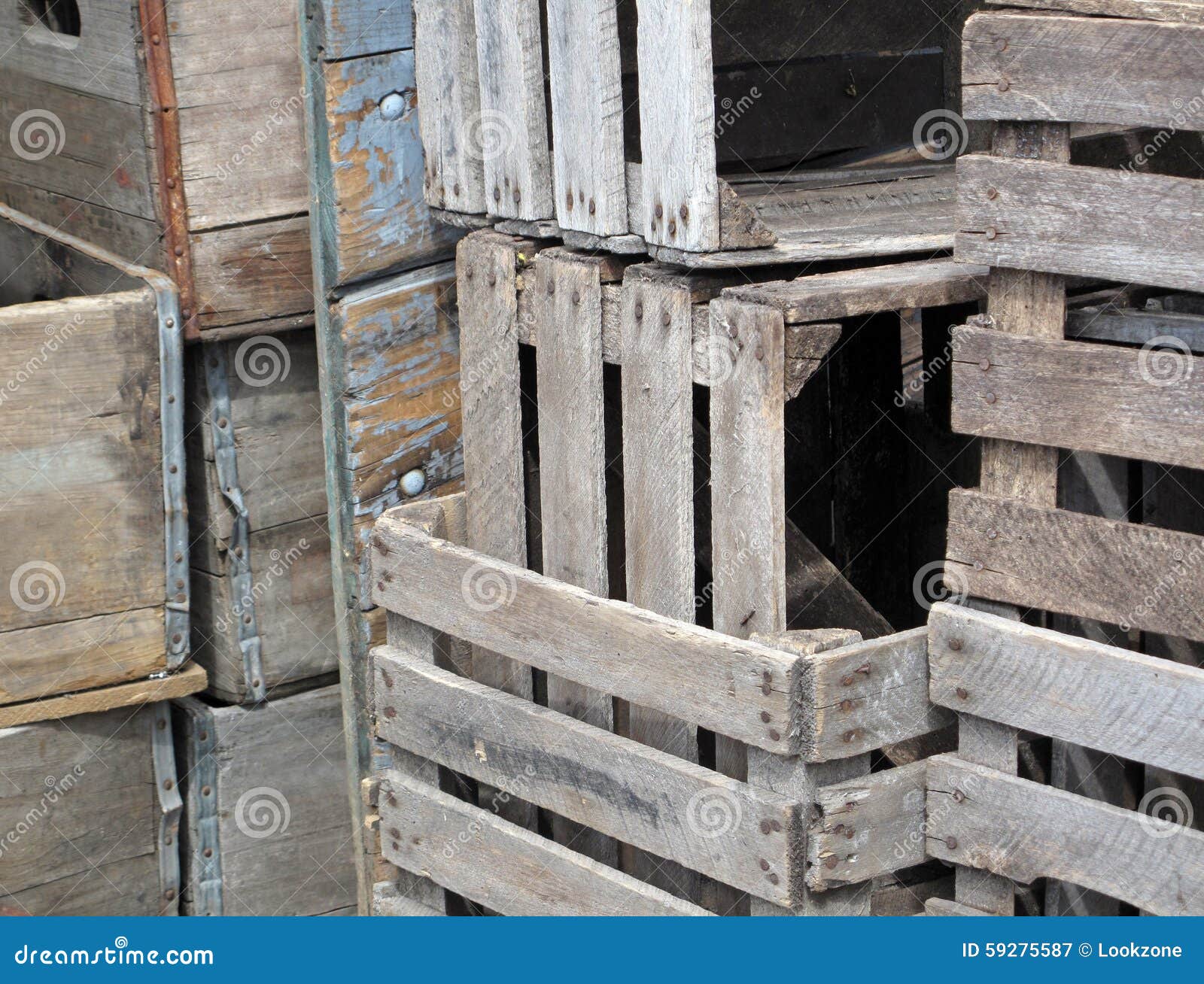 Wooden Boxes stock image. Image of boxes, boards, turquoise - 59275587