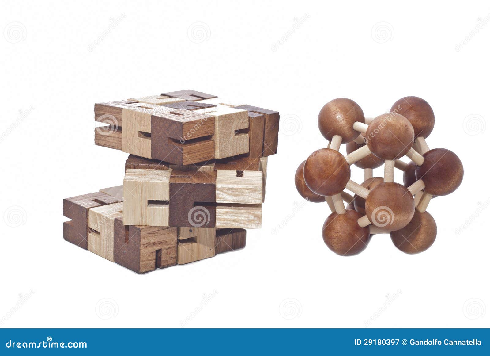 Wooden Brain Teaser Stock Photography | CartoonDealer.com #16197722