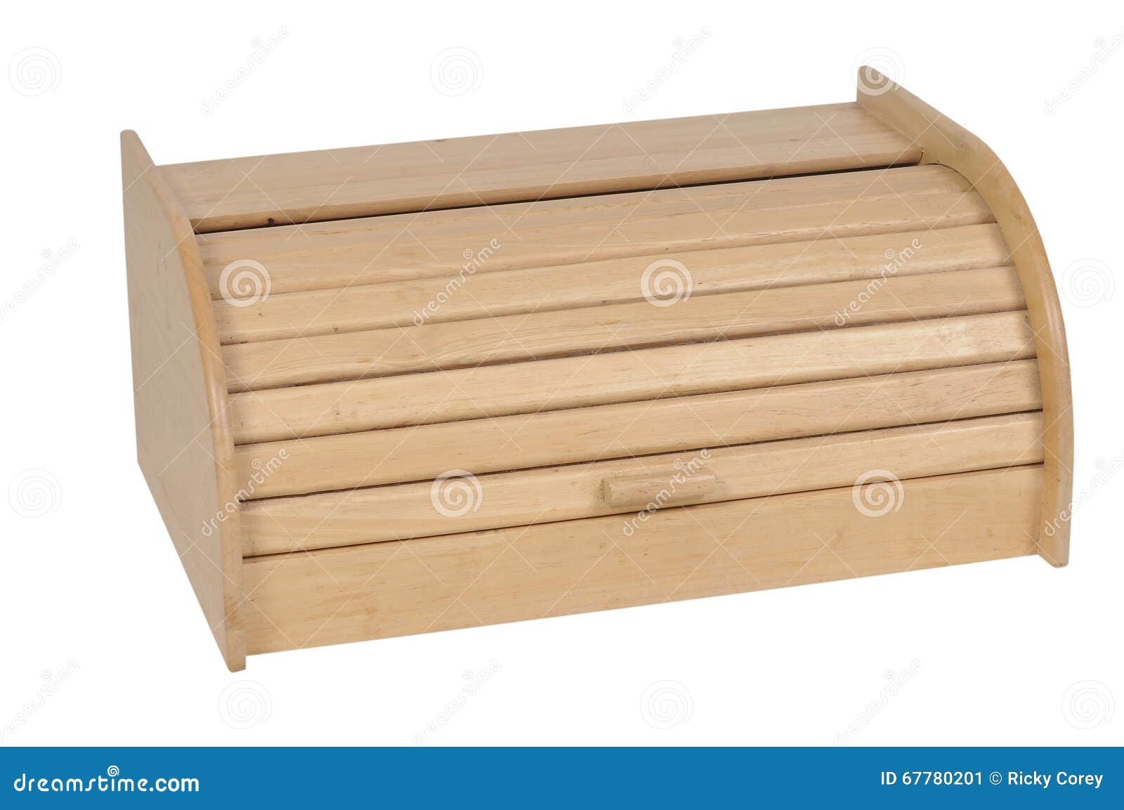 Wooden Bread Box stock image. Image of storage, closed - 67780201