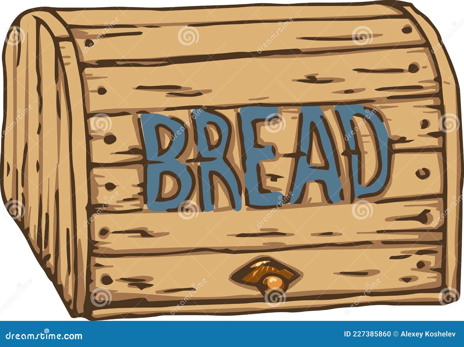 Breadbox. Vector Drawing | CartoonDealer.com #120855153