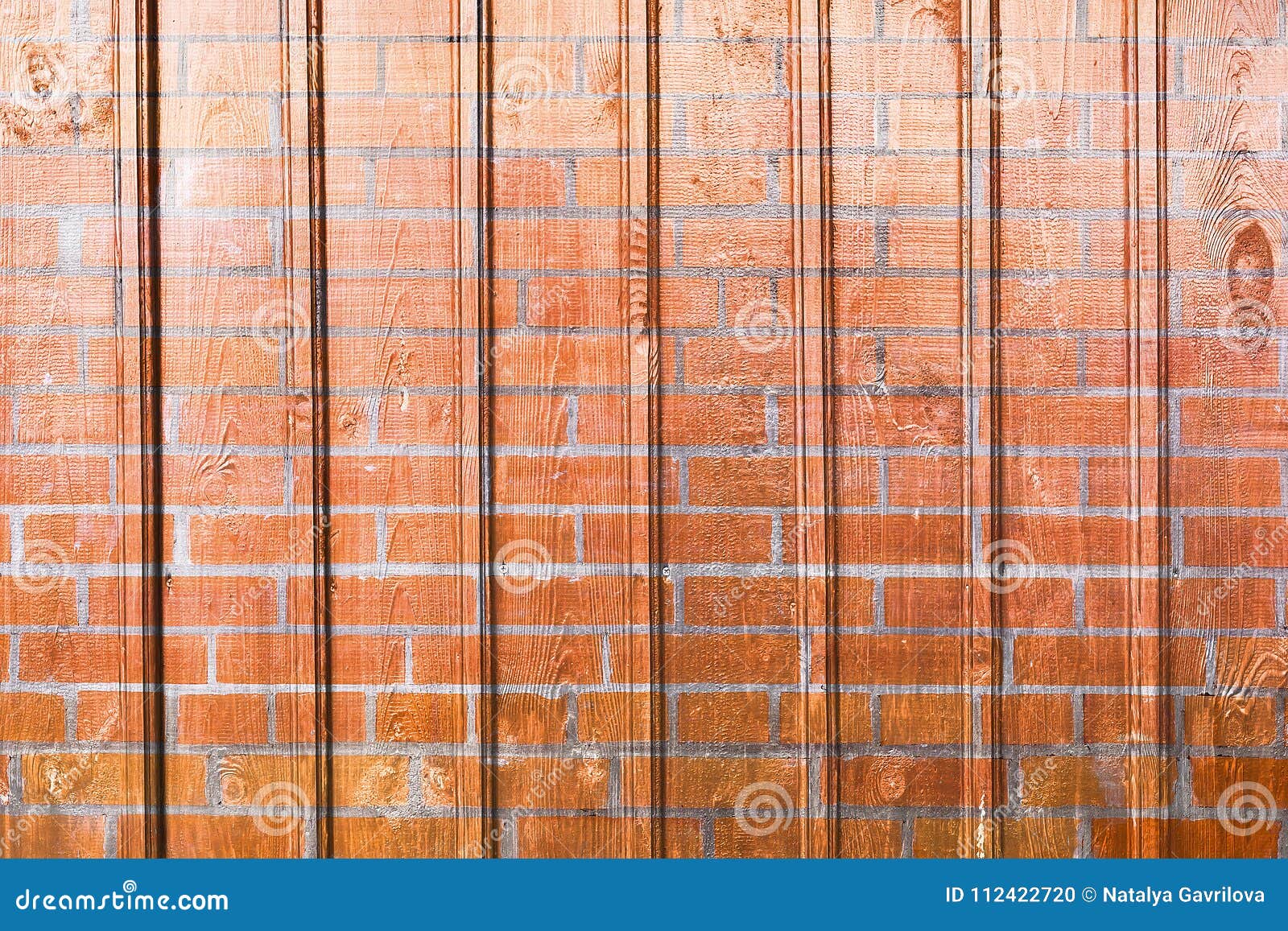 Wooden and Brick Texture, Background Stock Photo - Image of design ...