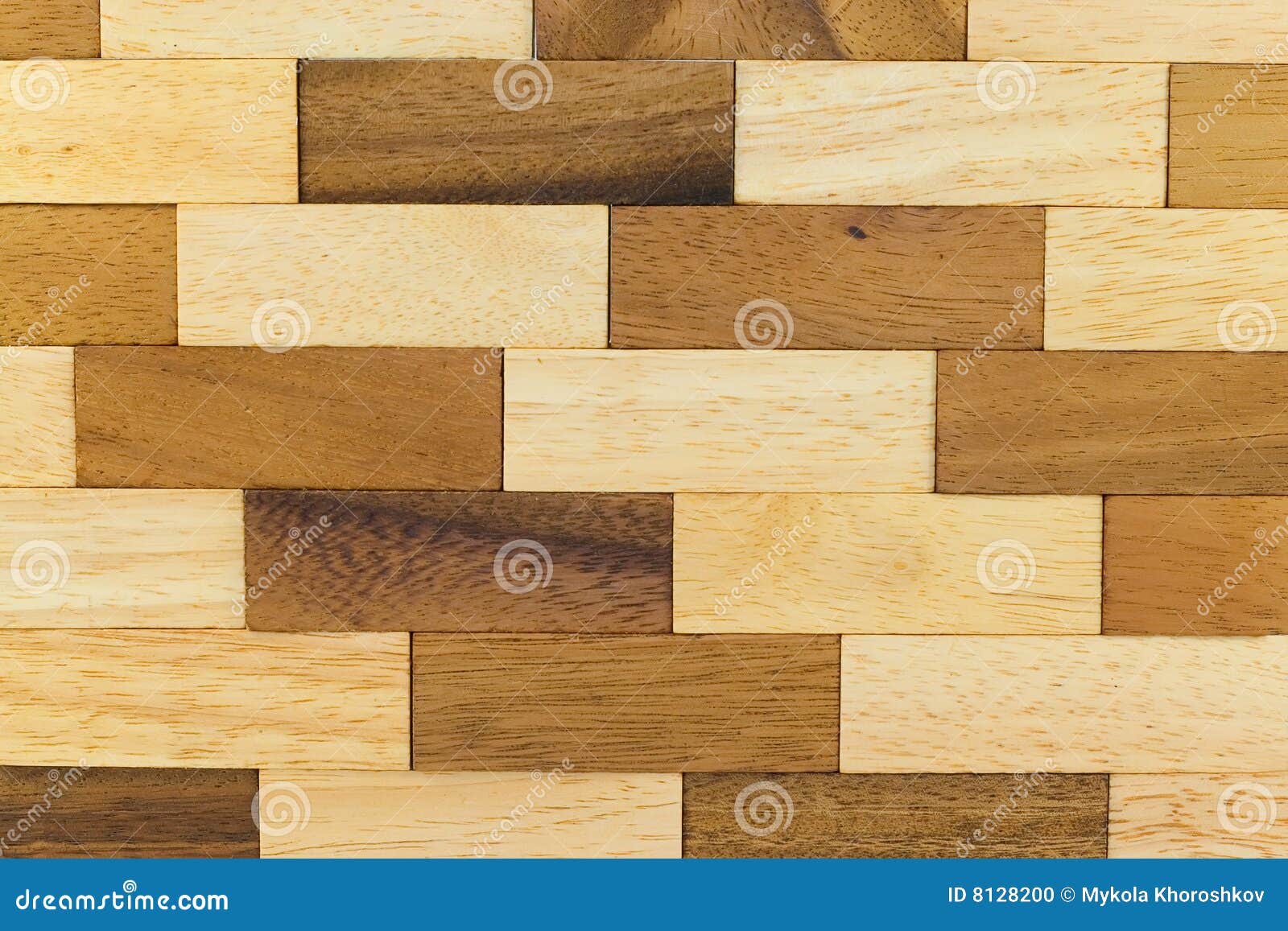 Wooden brick-wall texture stock photo. Image of rubble - 8128200
