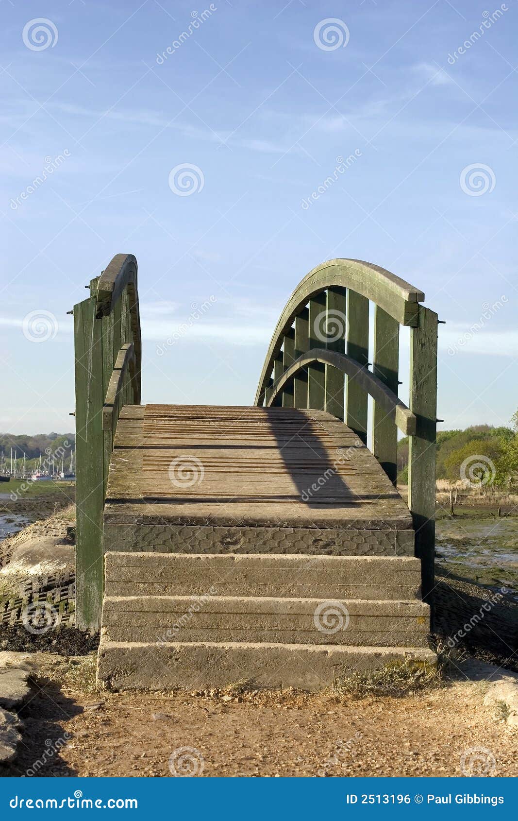 Wooden bridge stock photo. Image of wood, painted, bridge - 2513196
