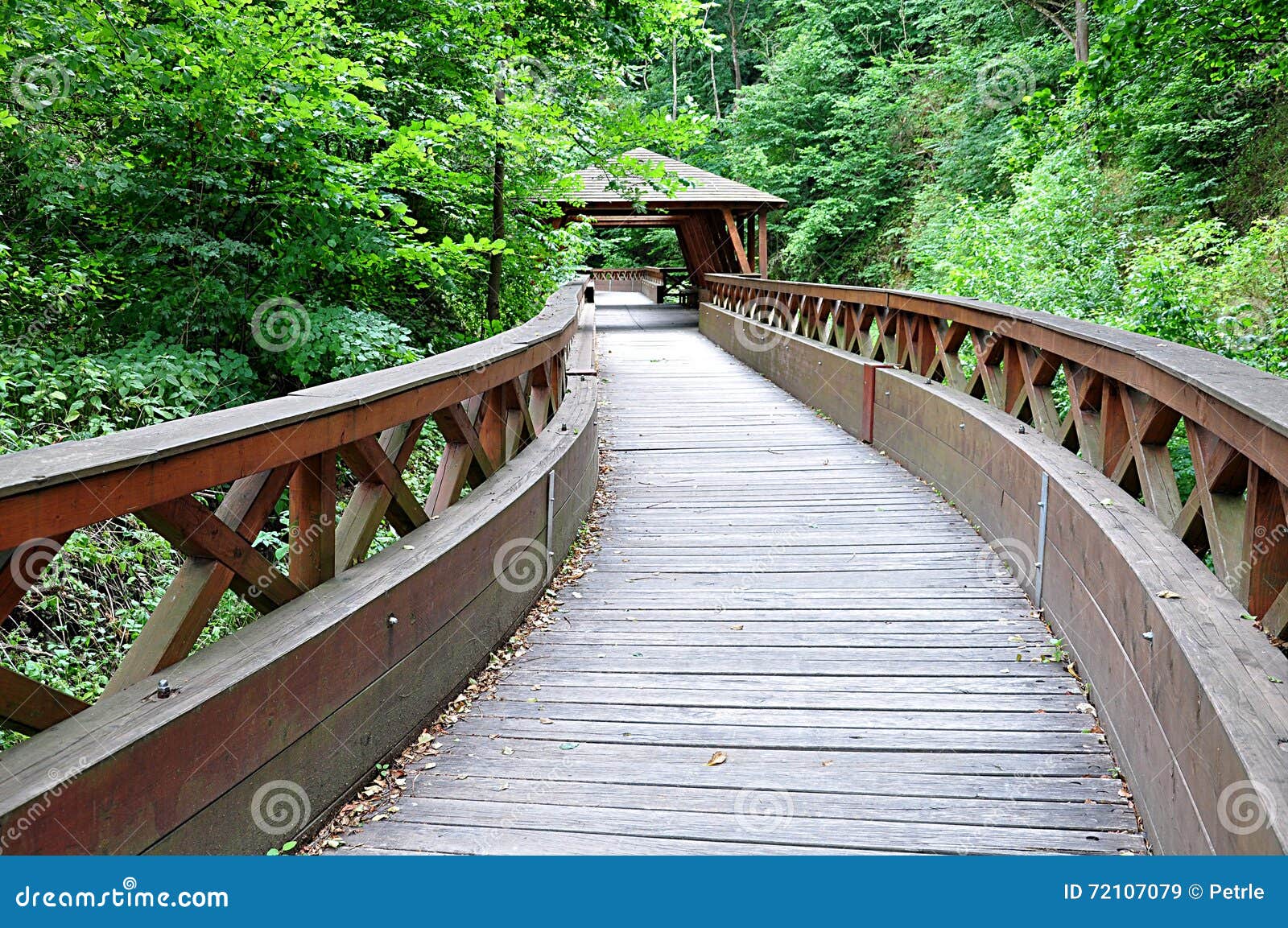 Wooden Bridge in the Country Stock Image - Image of view, brown: 72107079