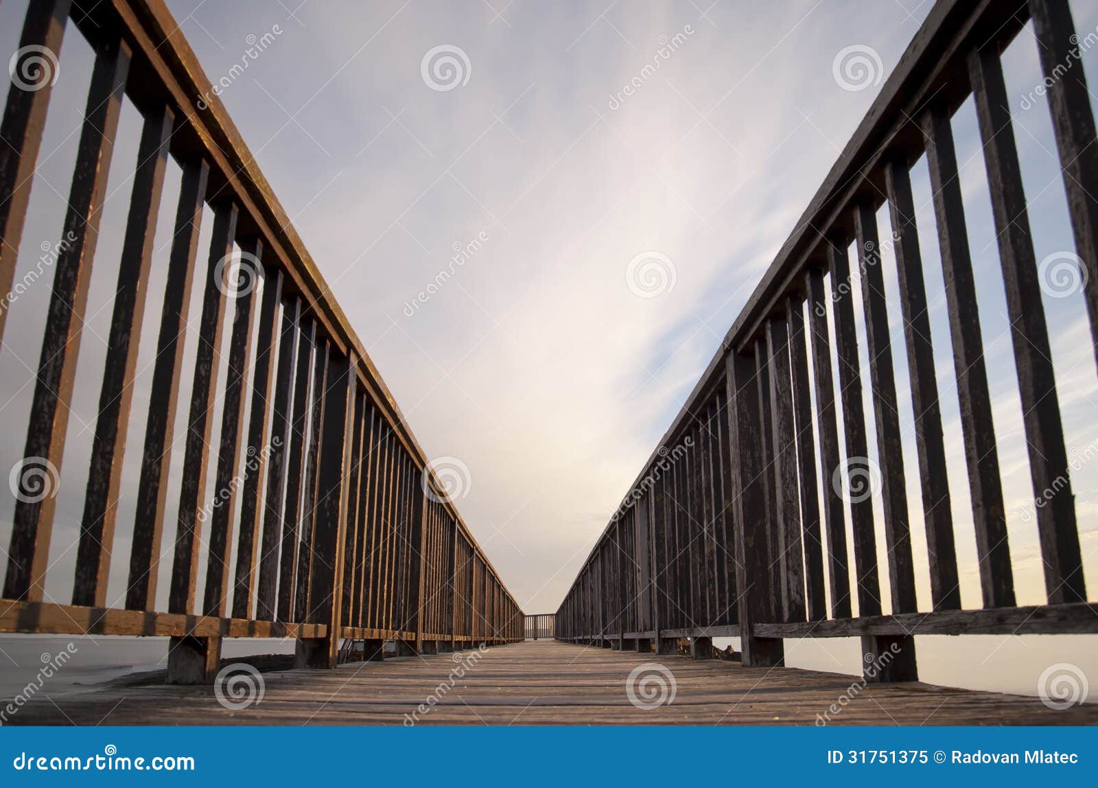 Wooden bridge stock image. Image of solitude, crossing - 31751375