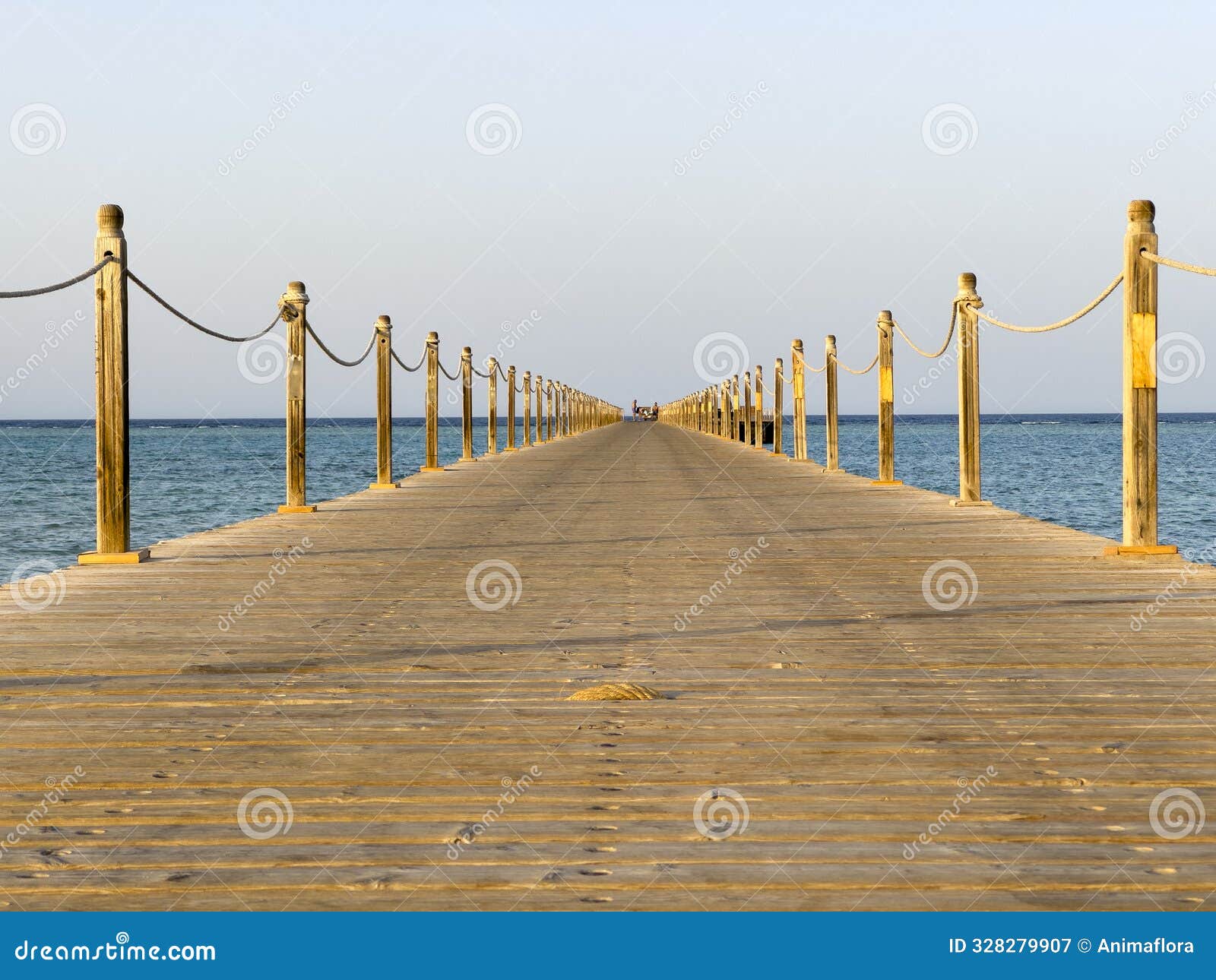Wooden bridge over the sea stock image. Image of boat - 328279907