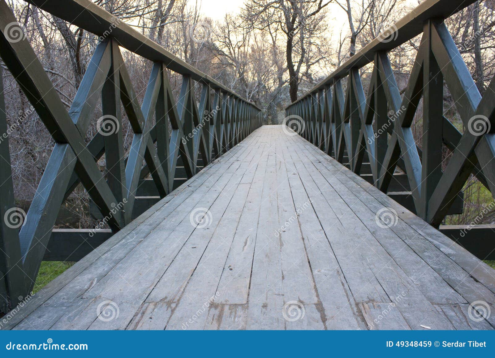 Wooden bridge stock image. Image of view, park, bridge - 49348459