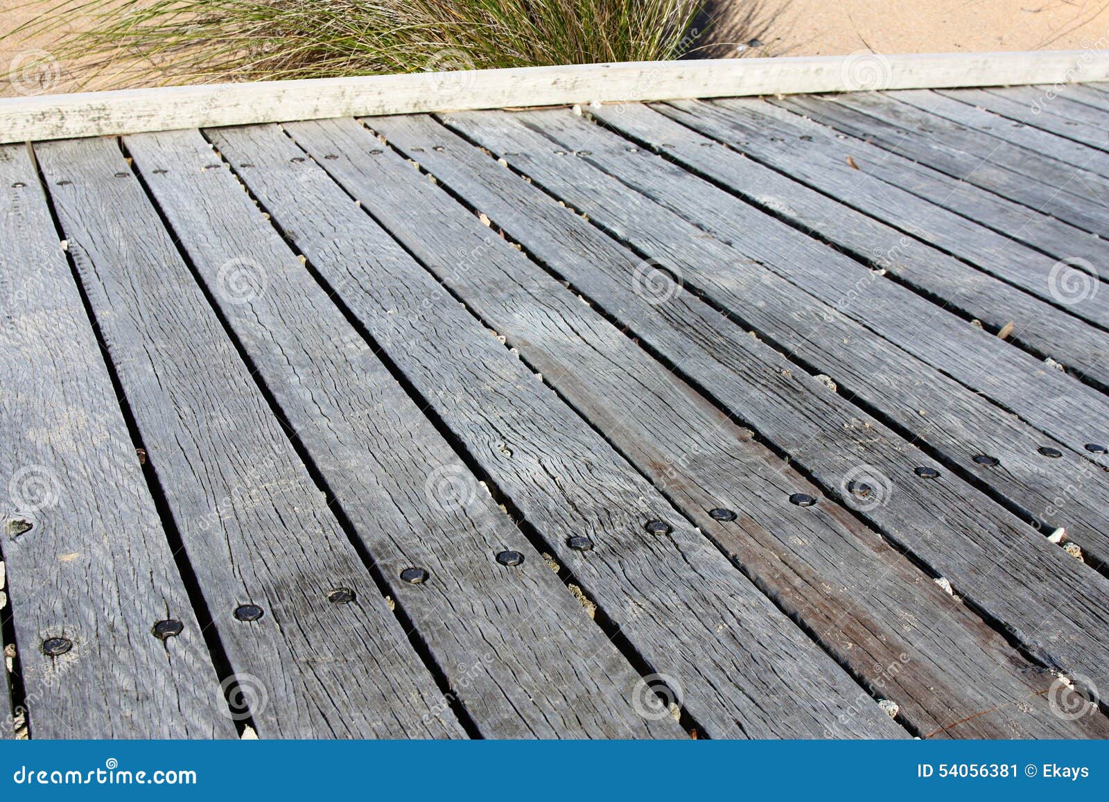 Old Weathered Wooden Bridge Planks Stock Image - Image of floorboard ...