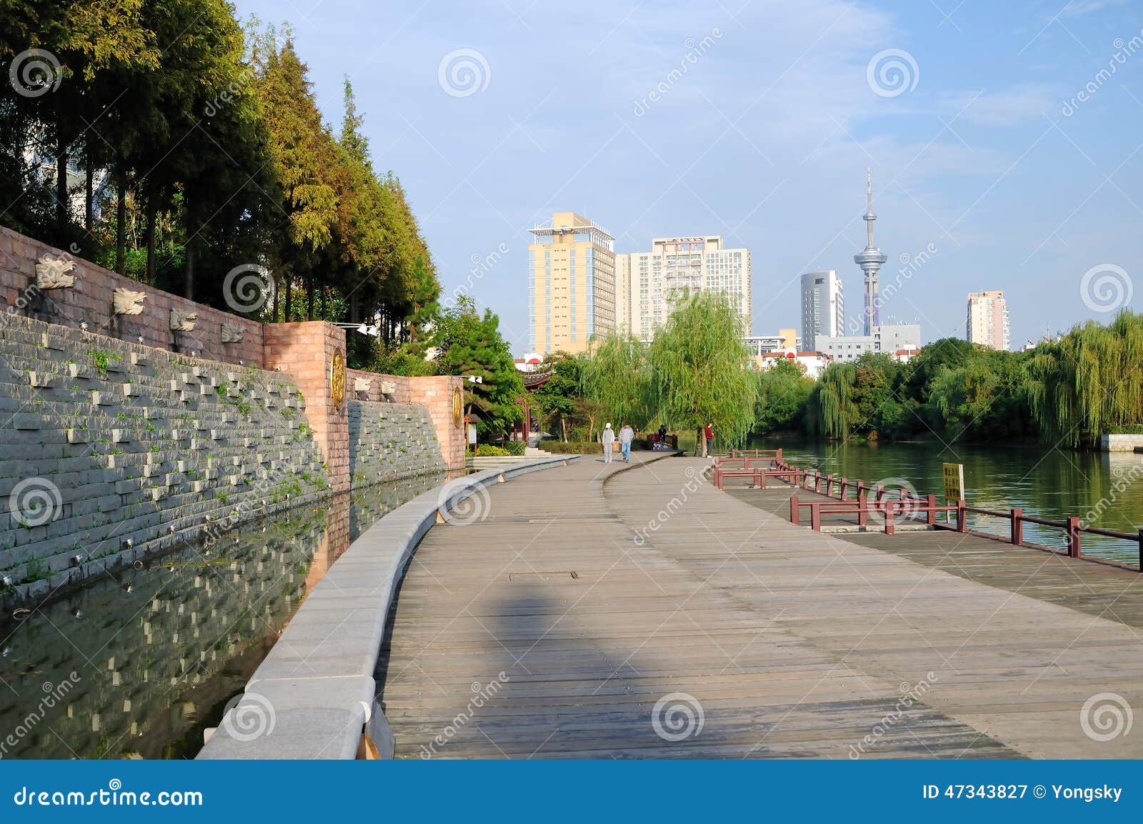 The wooden bridge editorial photography. Image of ruins - 47343827