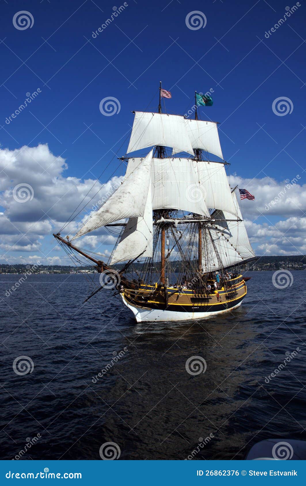 The Wooden Brig, Lady Washington Editorial Photo - Image of fire, water ...