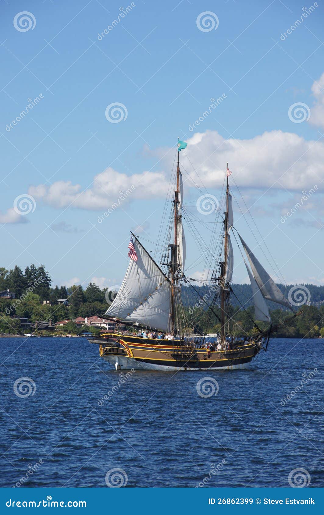 The Wooden Brig, Lady Washington Editorial Stock Image - Image of ...