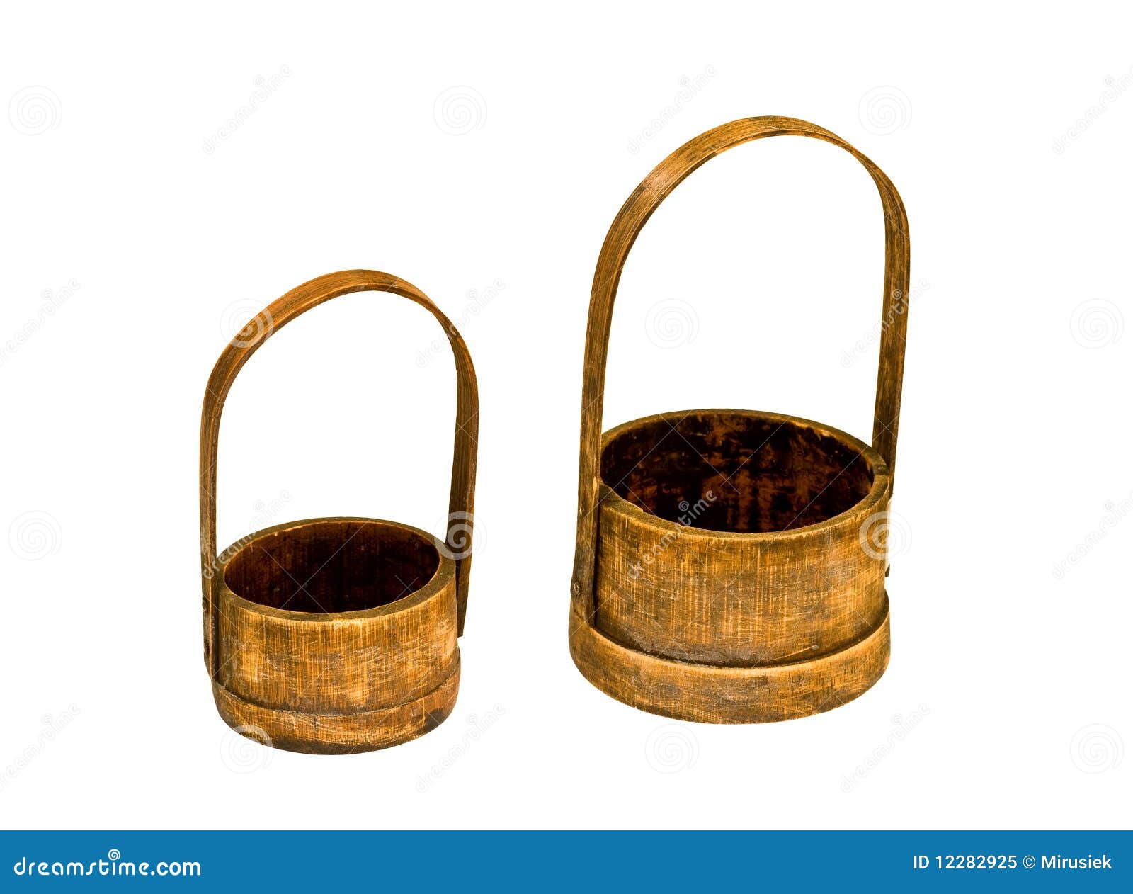Wooden bucket stock image. Image of bucket, wooden, carry - 12282925