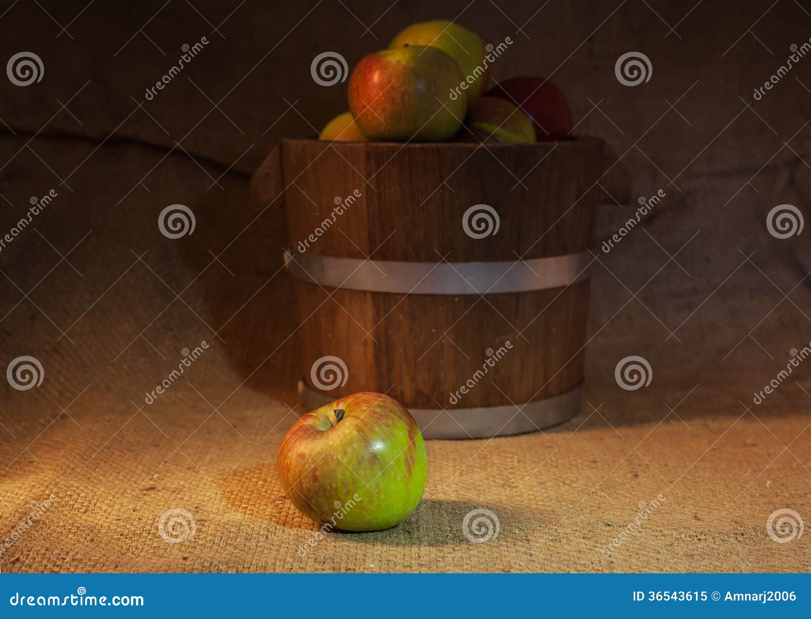 Wooden bucket stock image. Image of slat, dessert, fresh - 36543615