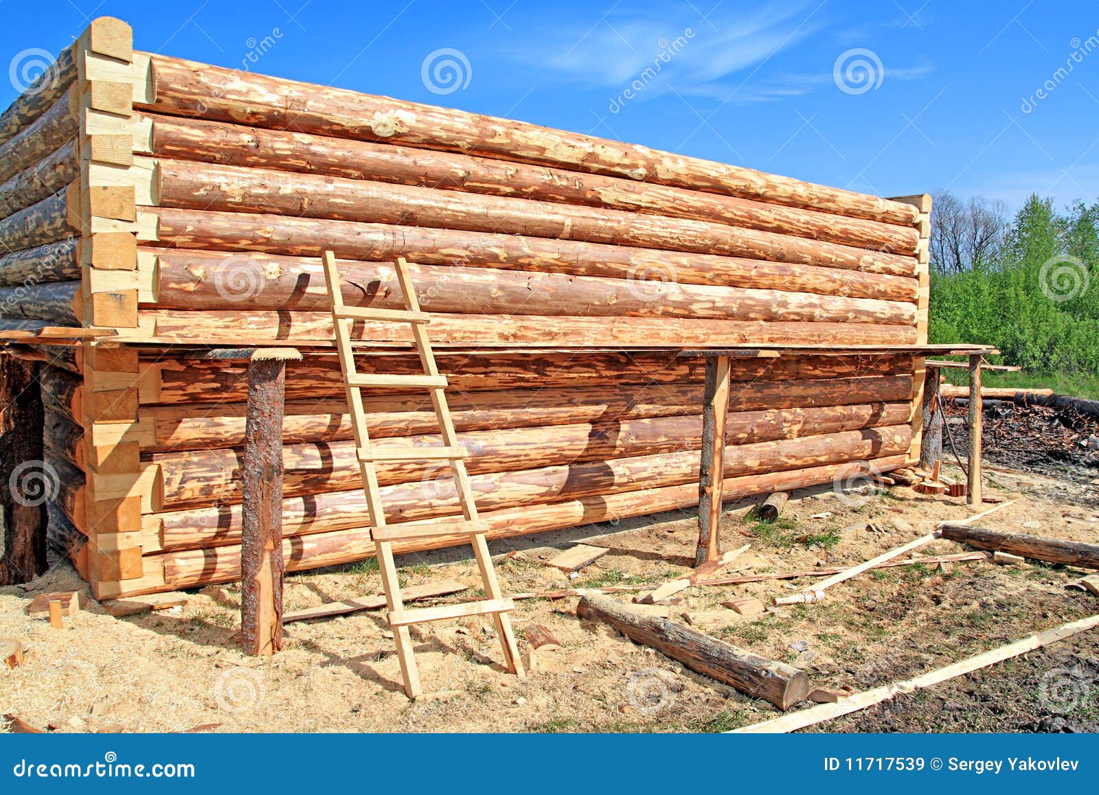 Wooden building stock image. Image of architecture, modern - 11717539