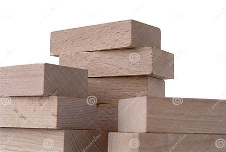 Wooden Building Blocks stock photo. Image of disorder, home - 489510