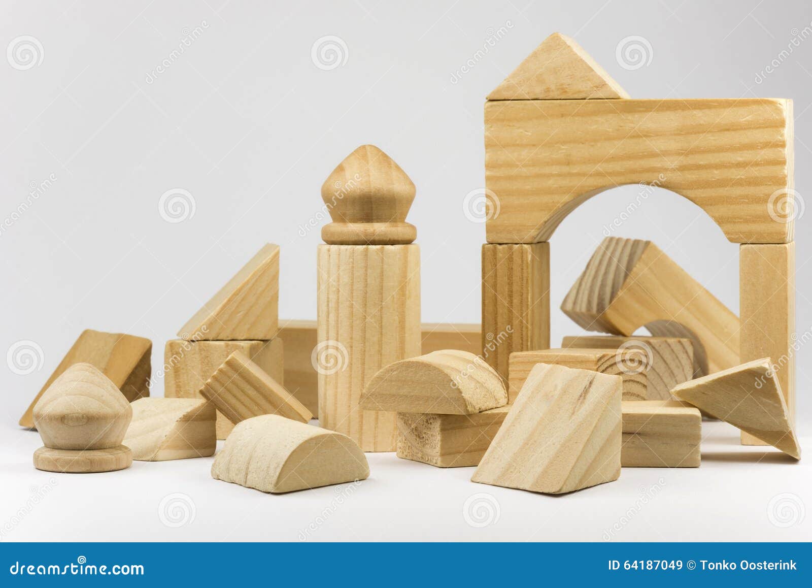 Wooden building blocks stock image. Image of gang, ravage - 64187049