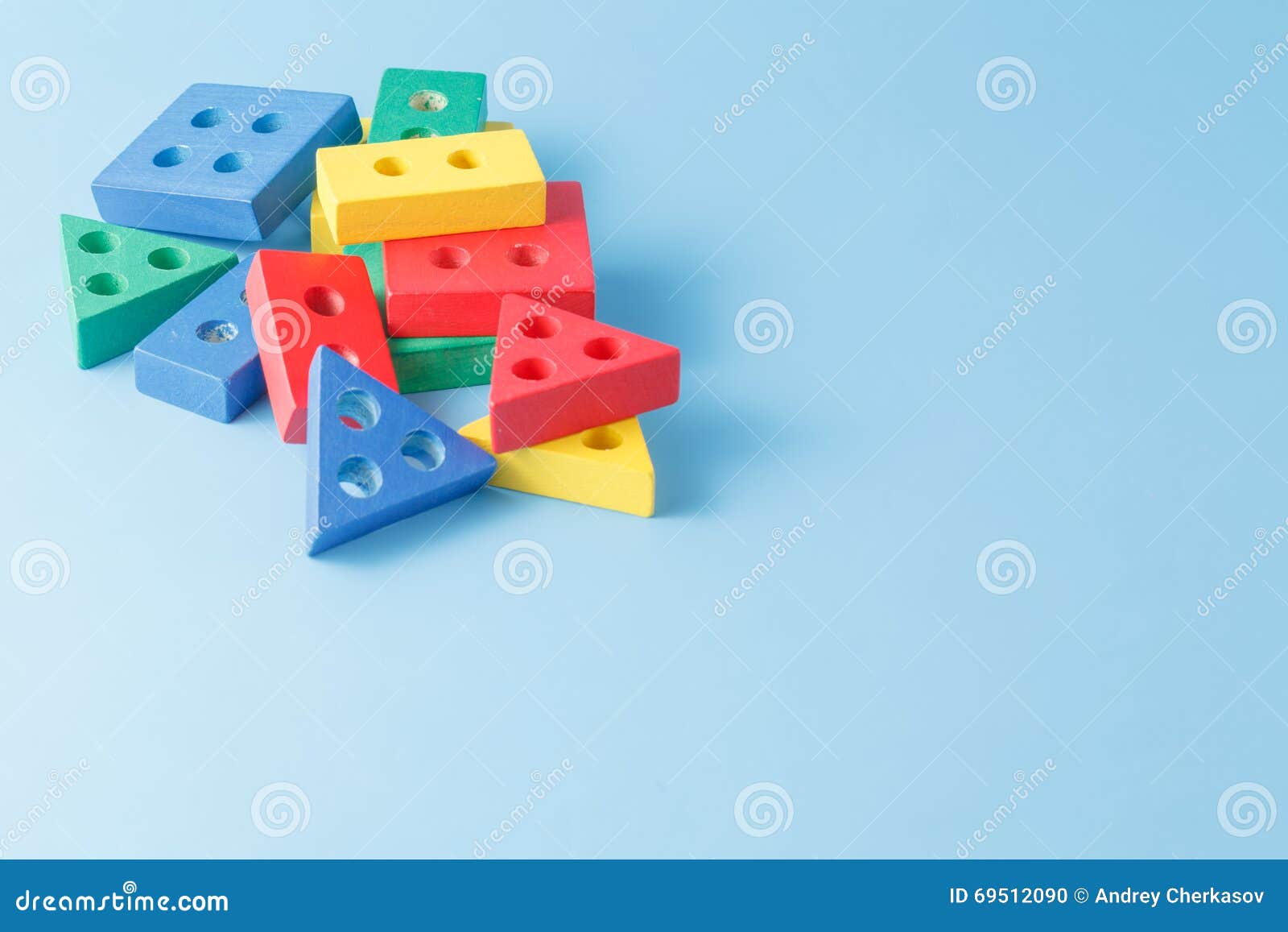Wooden building blocks stock photo. Image of construction - 69512090