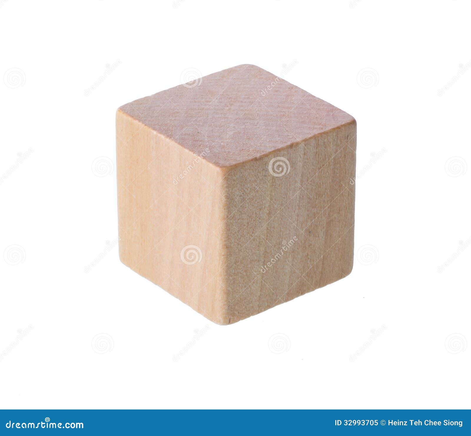 Wooden Building Blocks Isolated on White Background Stock Image - Image ...