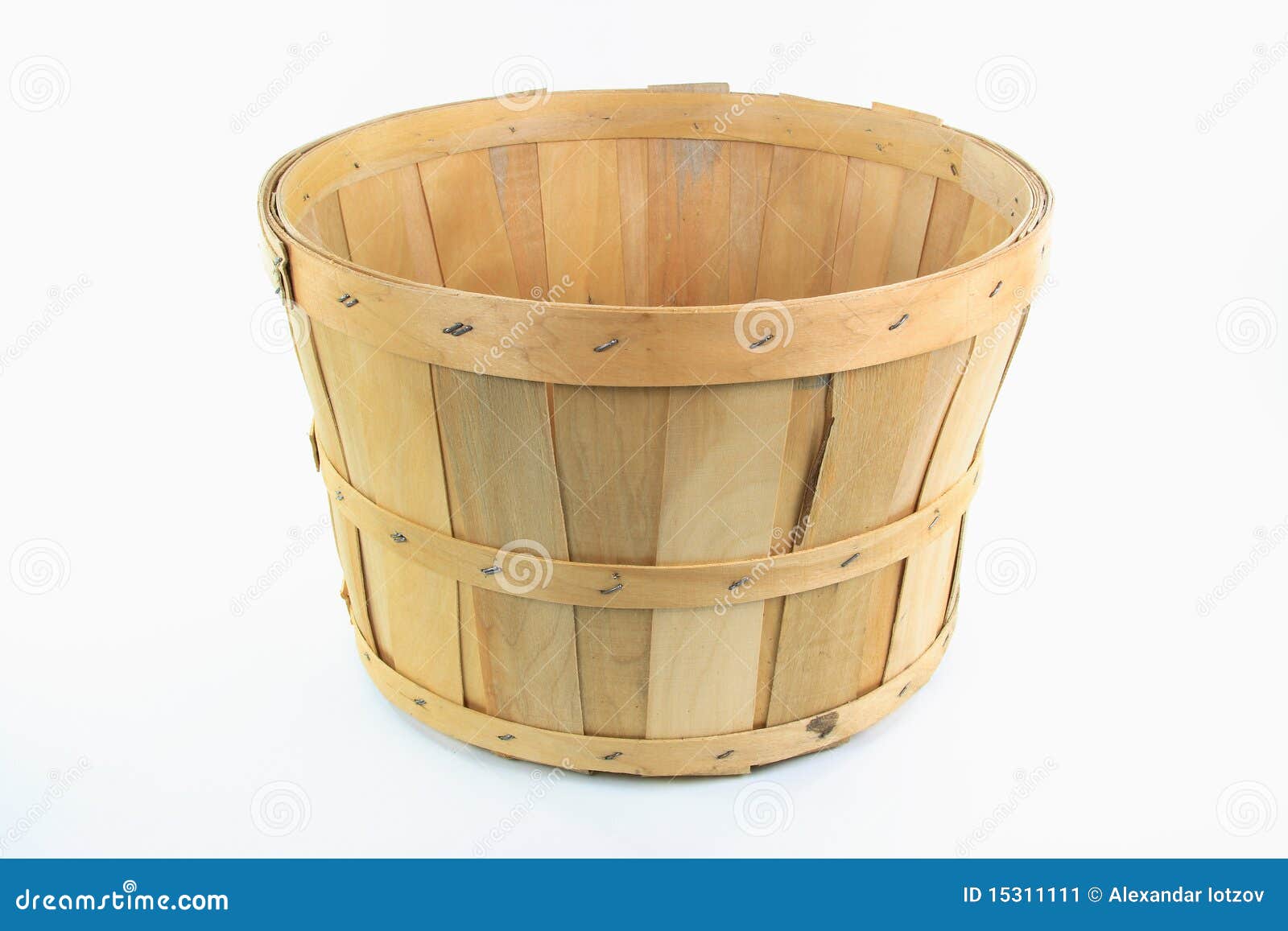 Wooden bushel. stock image. Image of wood, capacity, material - 15311111