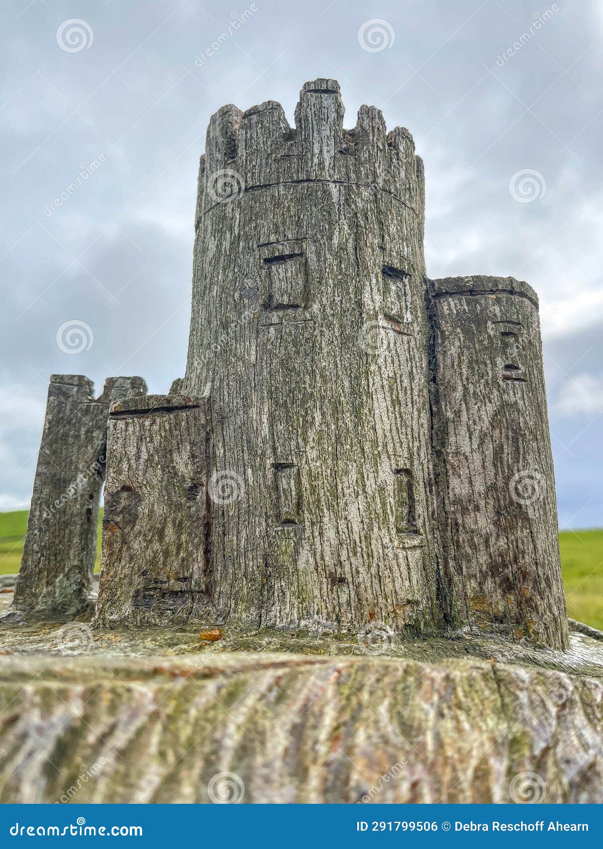 Wooden Carving of O Brien S Tower Cliffs of Moher Editorial Photo ...