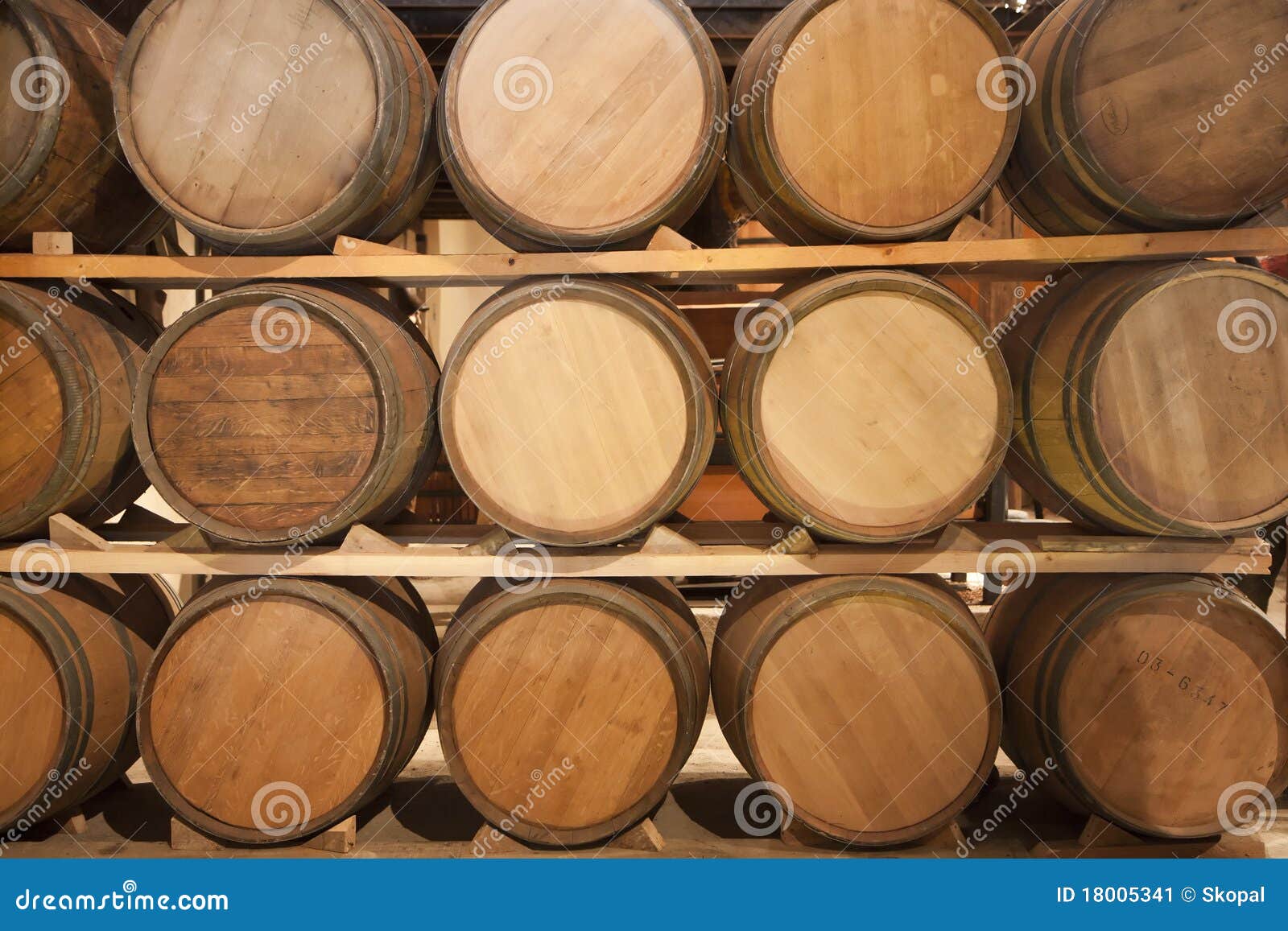 Wooden casks stock image. Image of vinery, vintage, wooden - 18005341