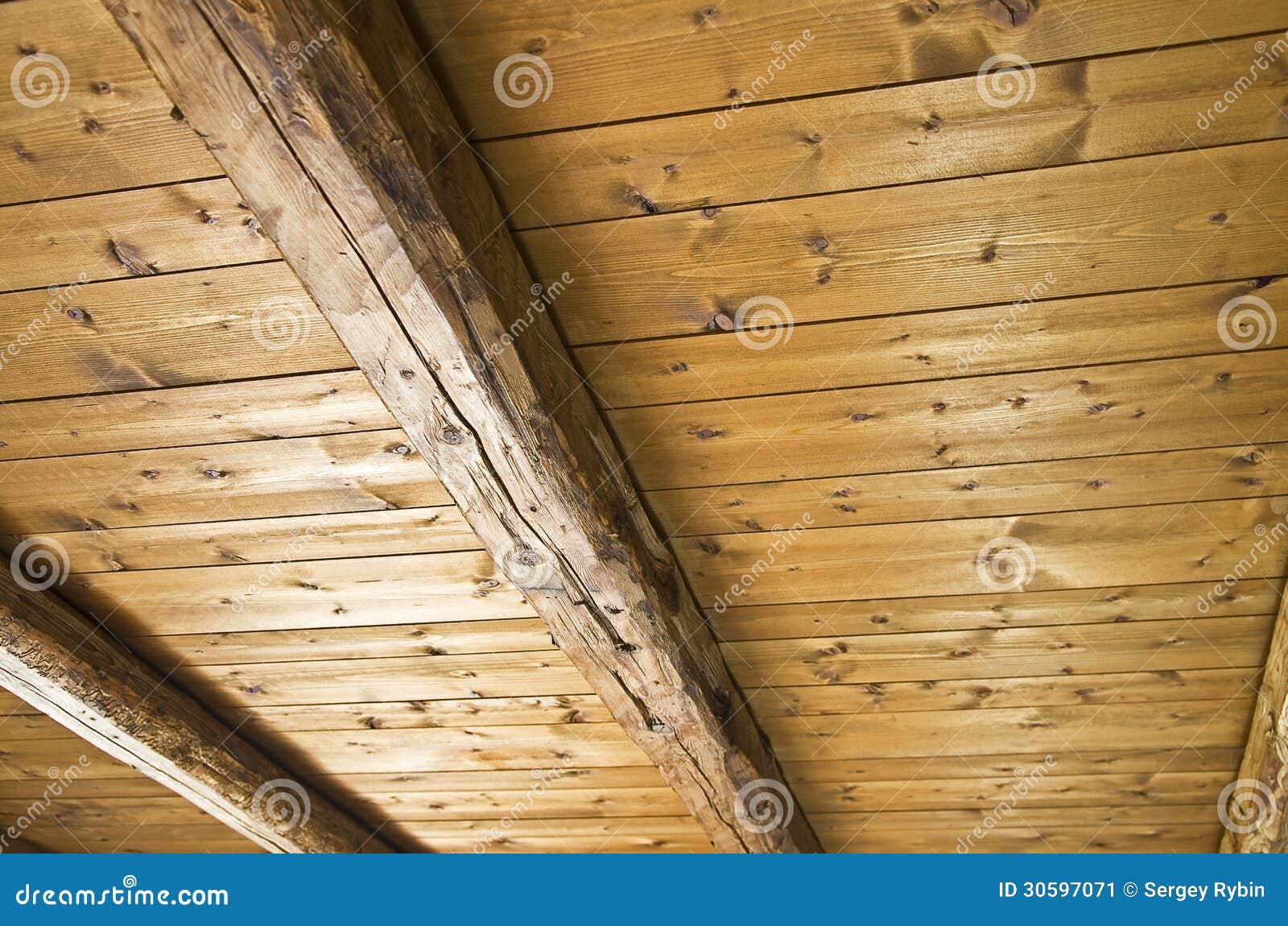 Wooden ceiling. stock image. Image of style, fashion - 30597071