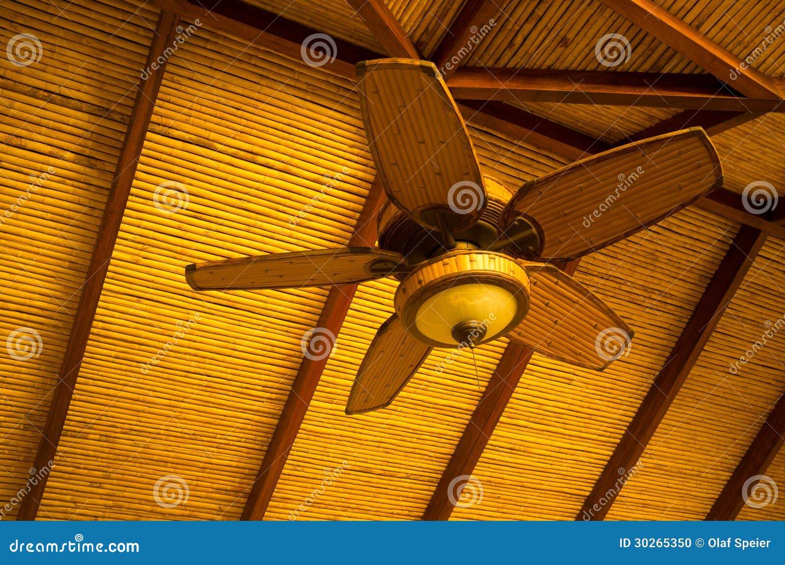 Ceiling fan stock photo. Image of blades, colonial, wooden - 30265350