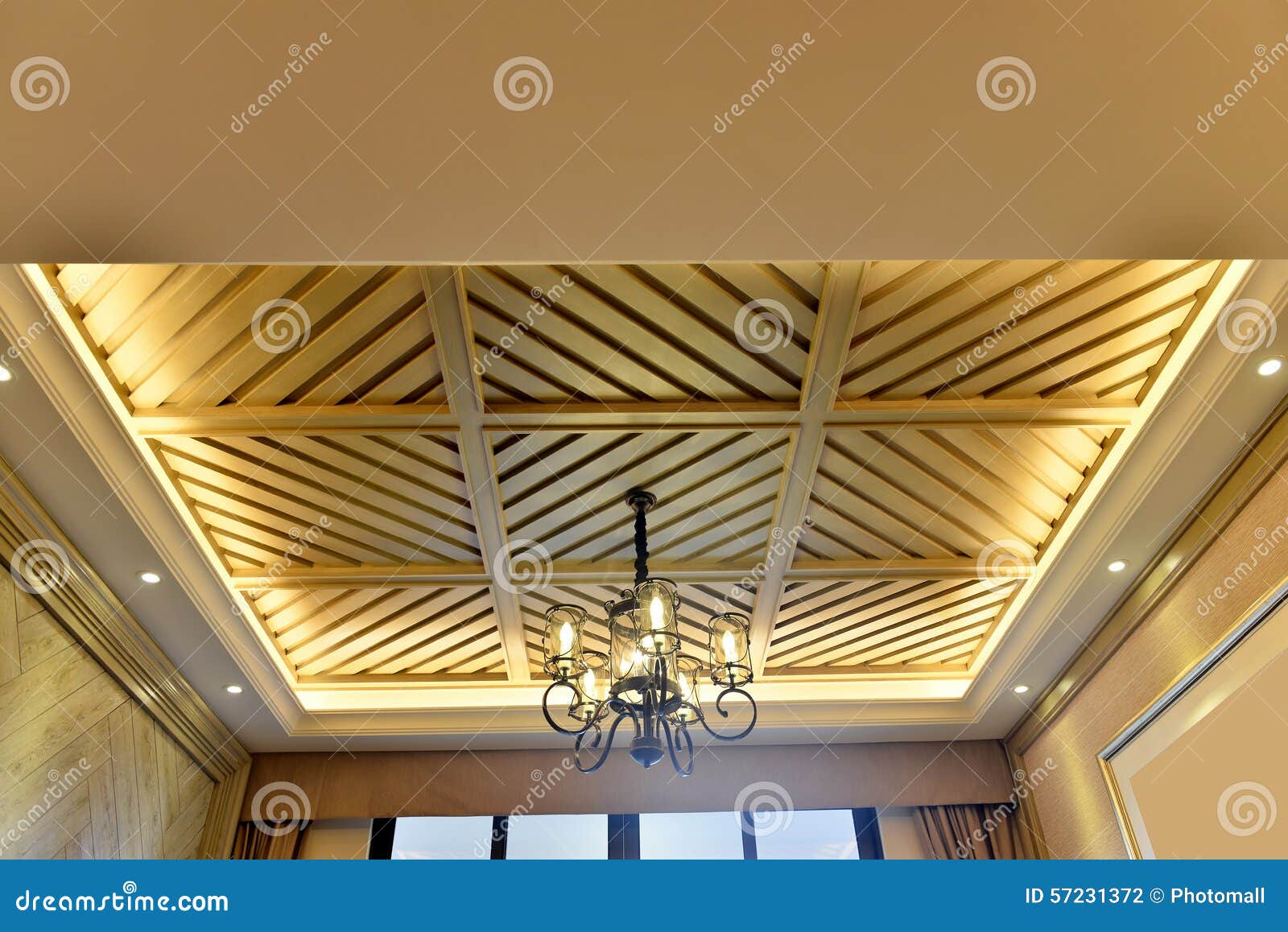 Wooden Ceiling Texture As A Background Stock Photo | CartoonDealer.com ...