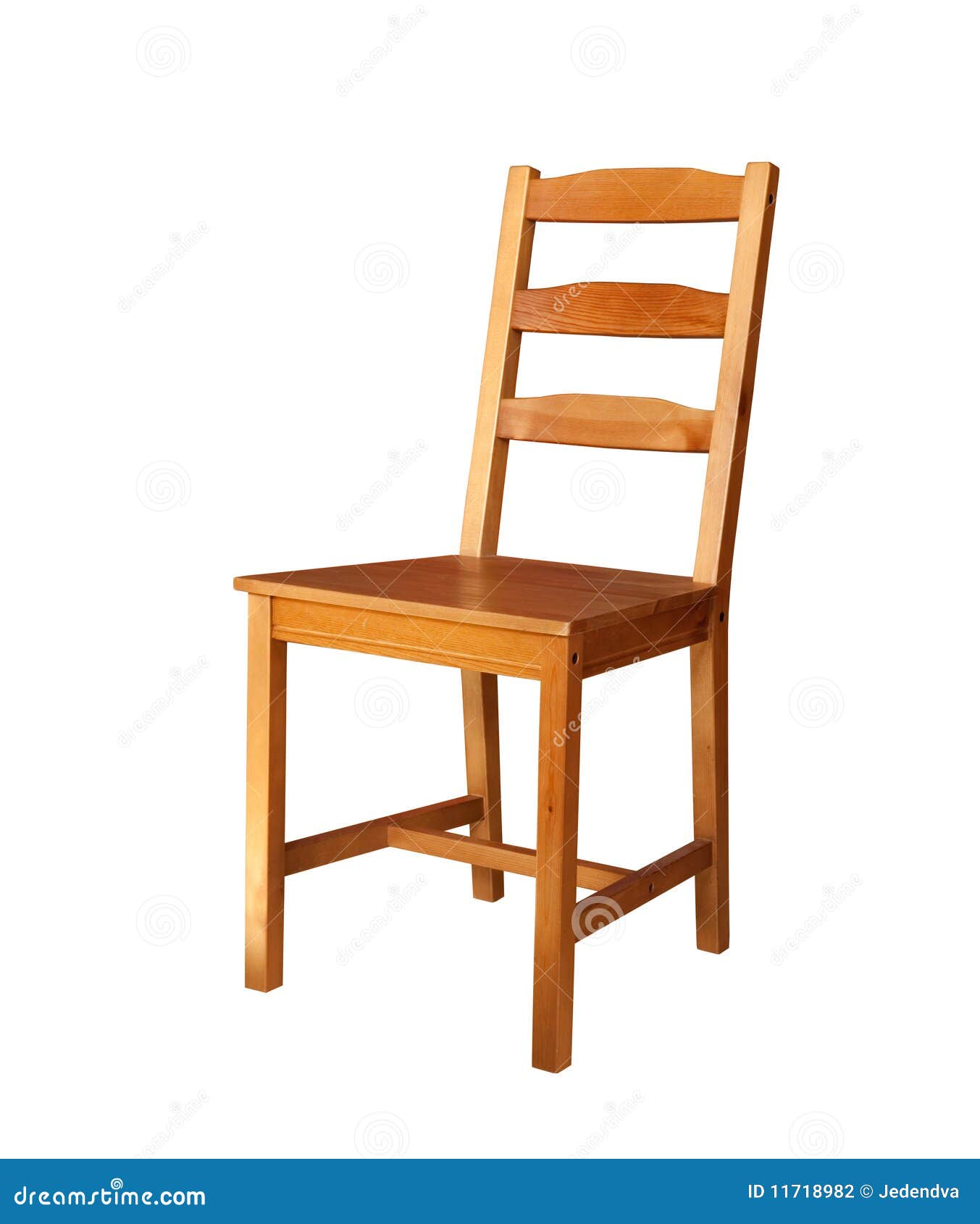 Wooden chair isolated stock photo. Image of wooden, comfortable - 11718982