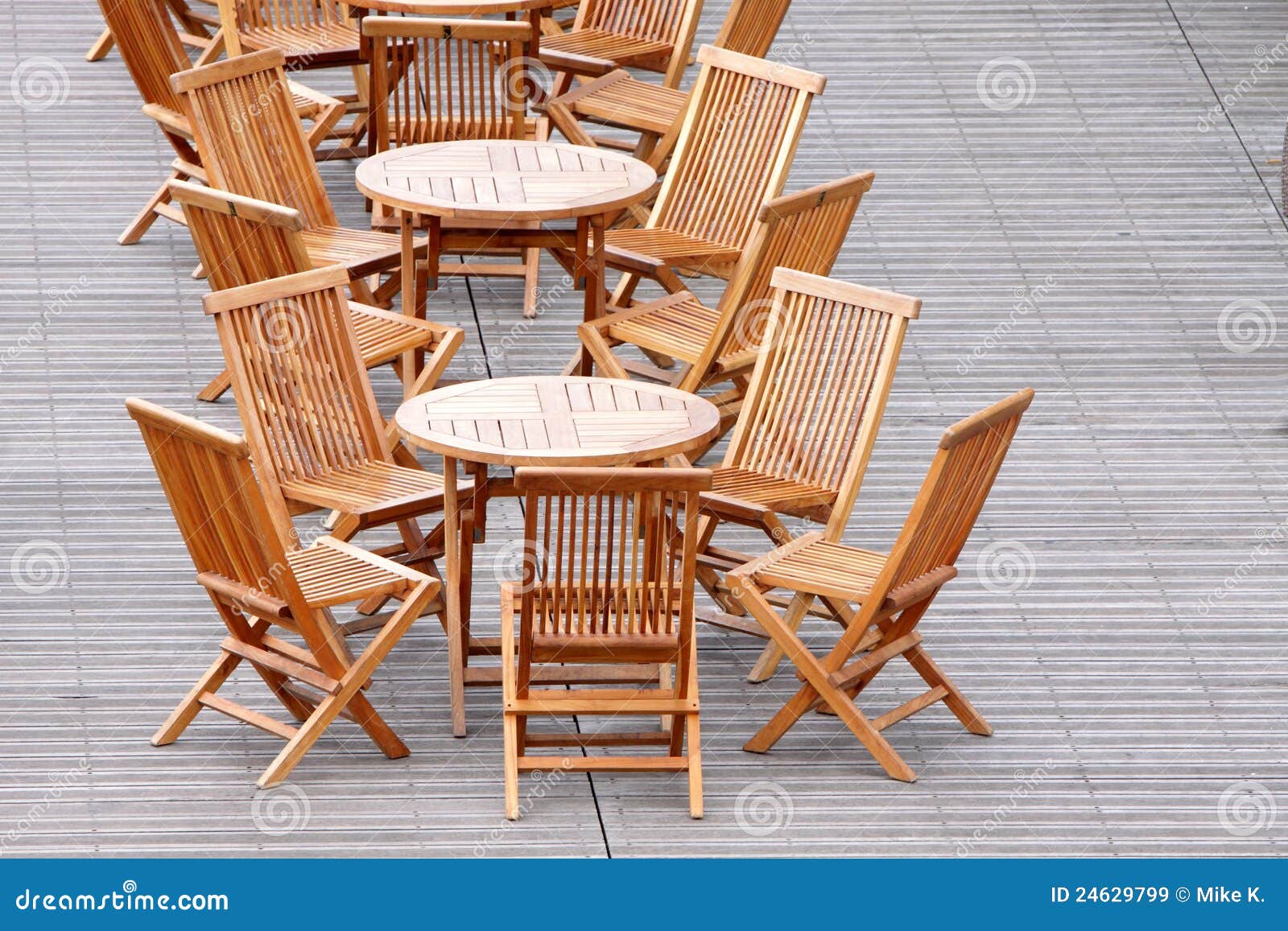 Wooden Chair & Table stock image. Image of decor - 24629799