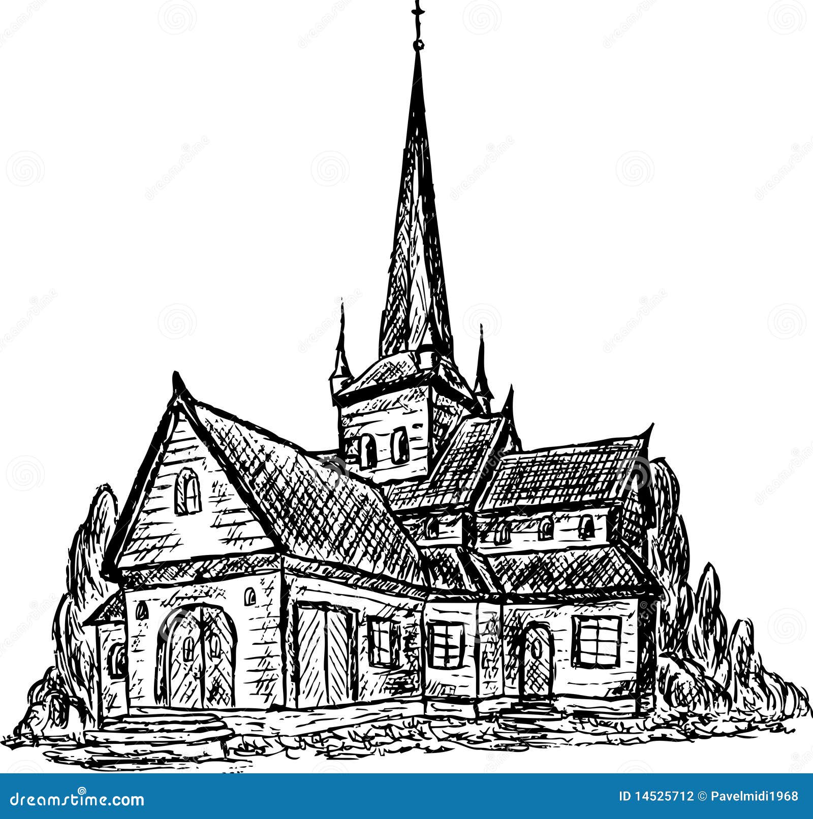 Chapel Royalty-Free Illustration | CartoonDealer.com #17469669