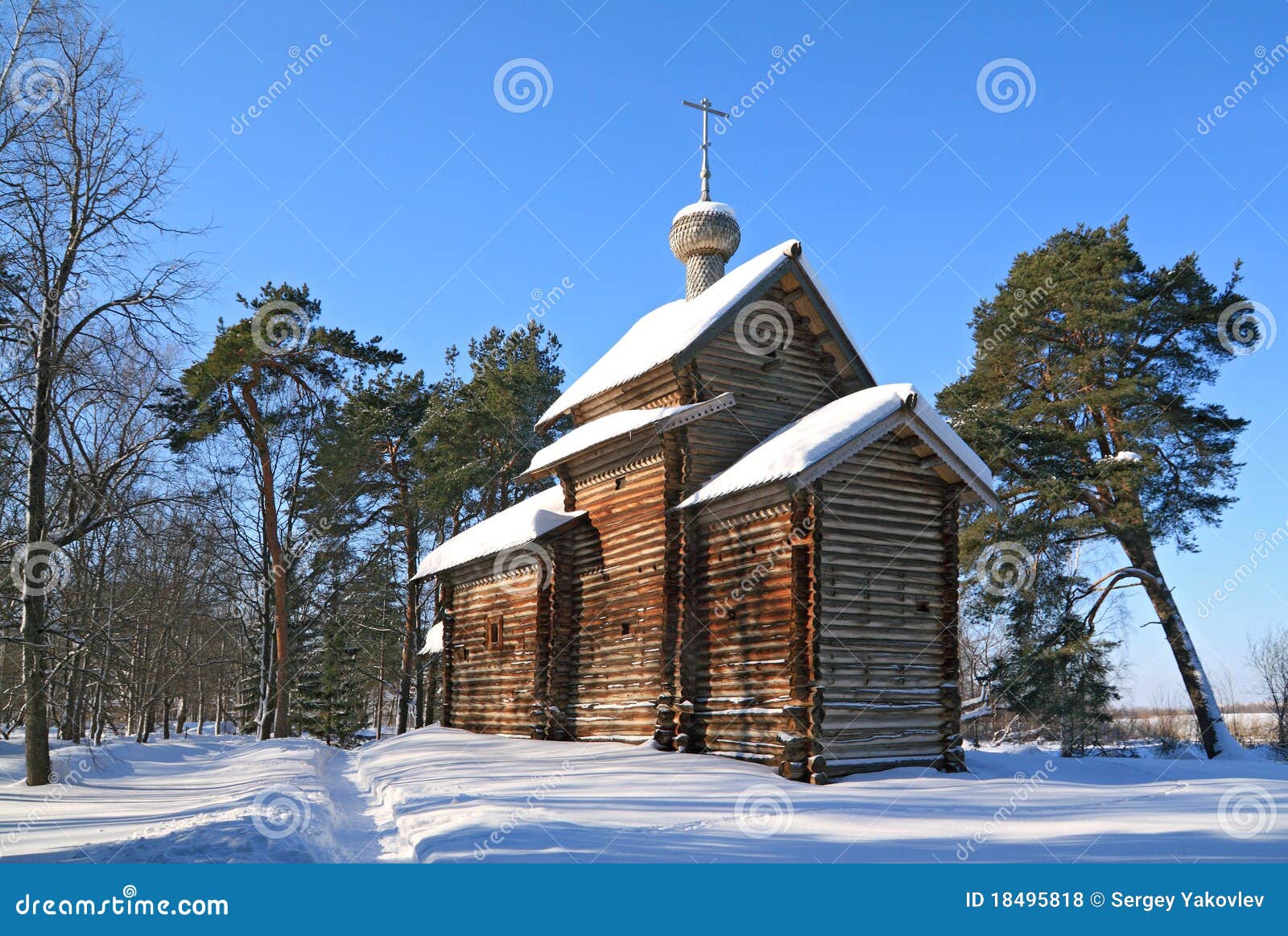 Wooden chapel stock photo. Image of landscape, history - 18495818