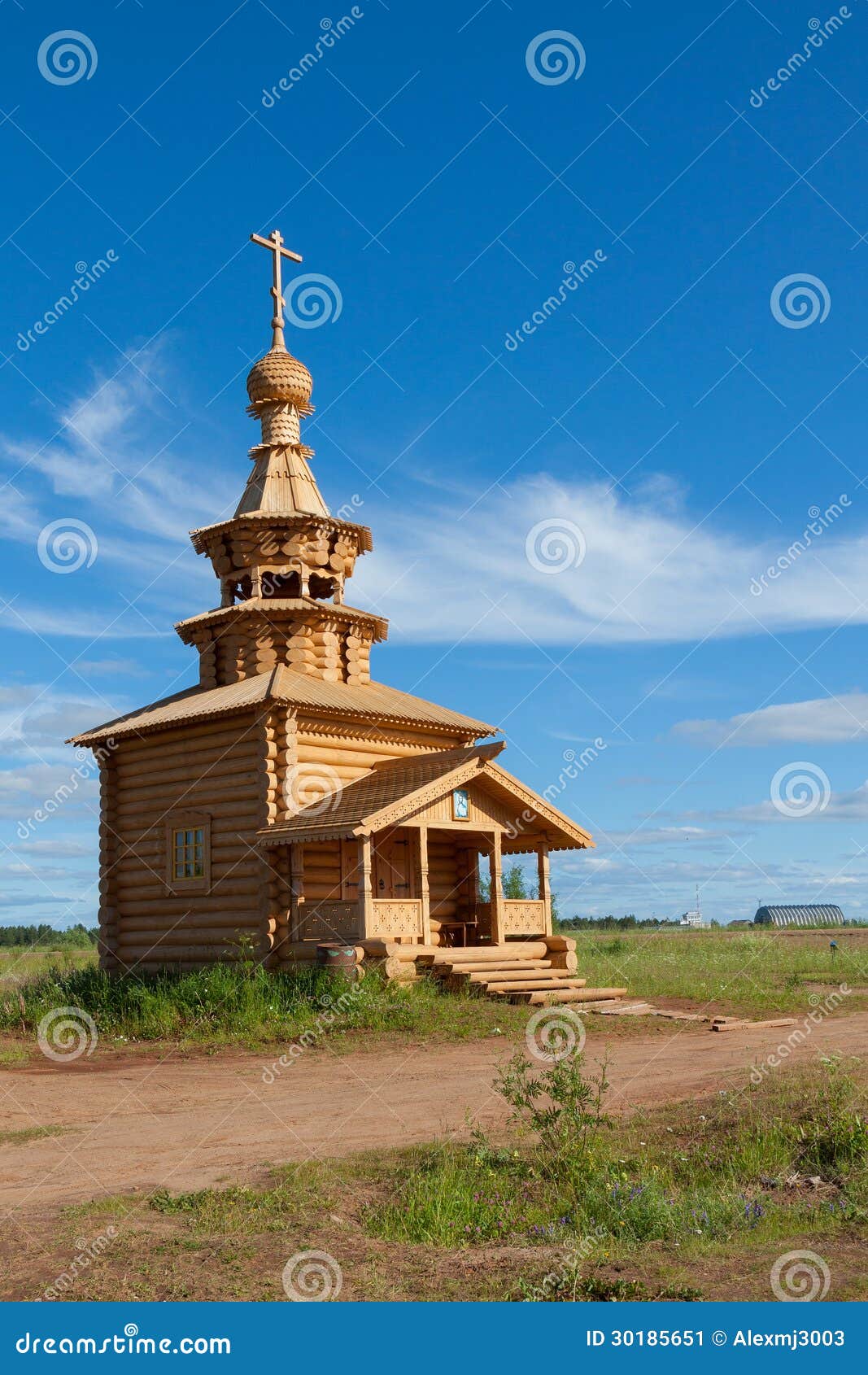 Wooden chapel stock image. Image of belief, landscape - 30185651