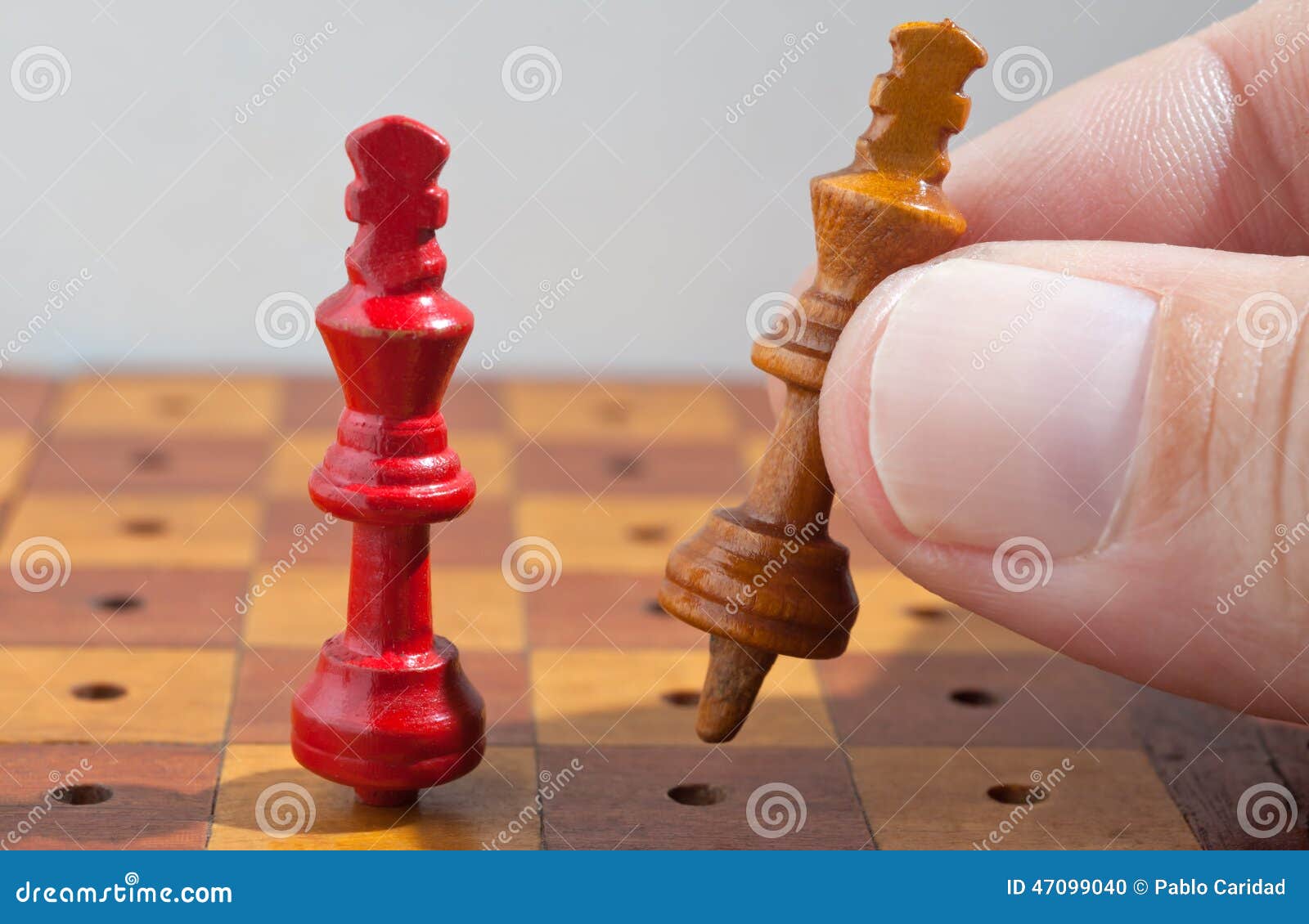 Wooden chess kings. stock photo. Image of play, black - 47099040